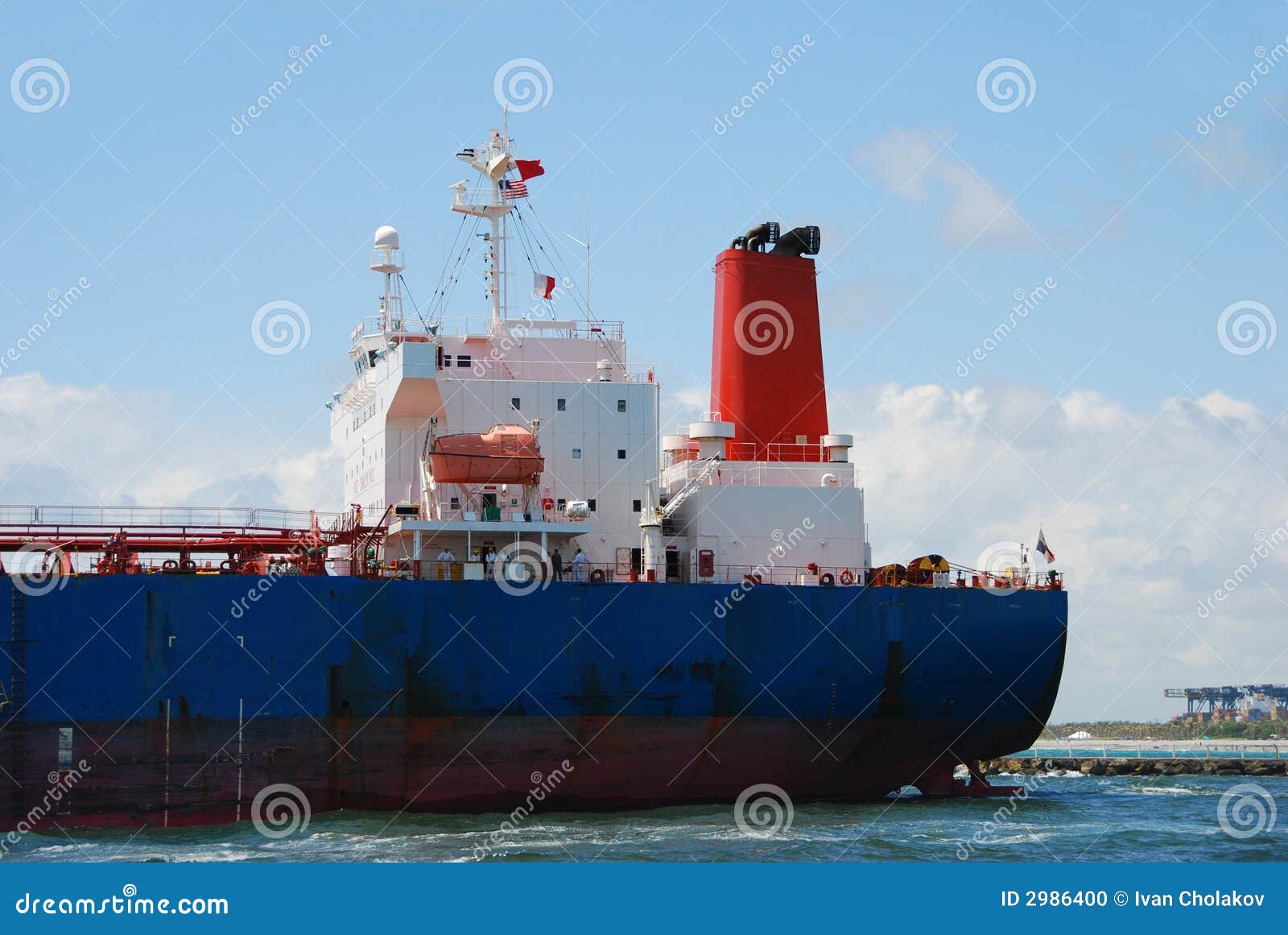 Cargo freighter stock photo. Image of heavy, departure - 2986400