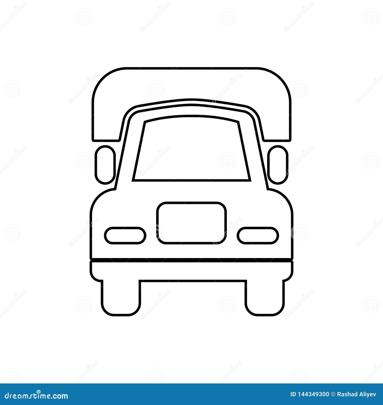 Cargo Front View Icon. Element of Transport for Mobile Concept and Web ...