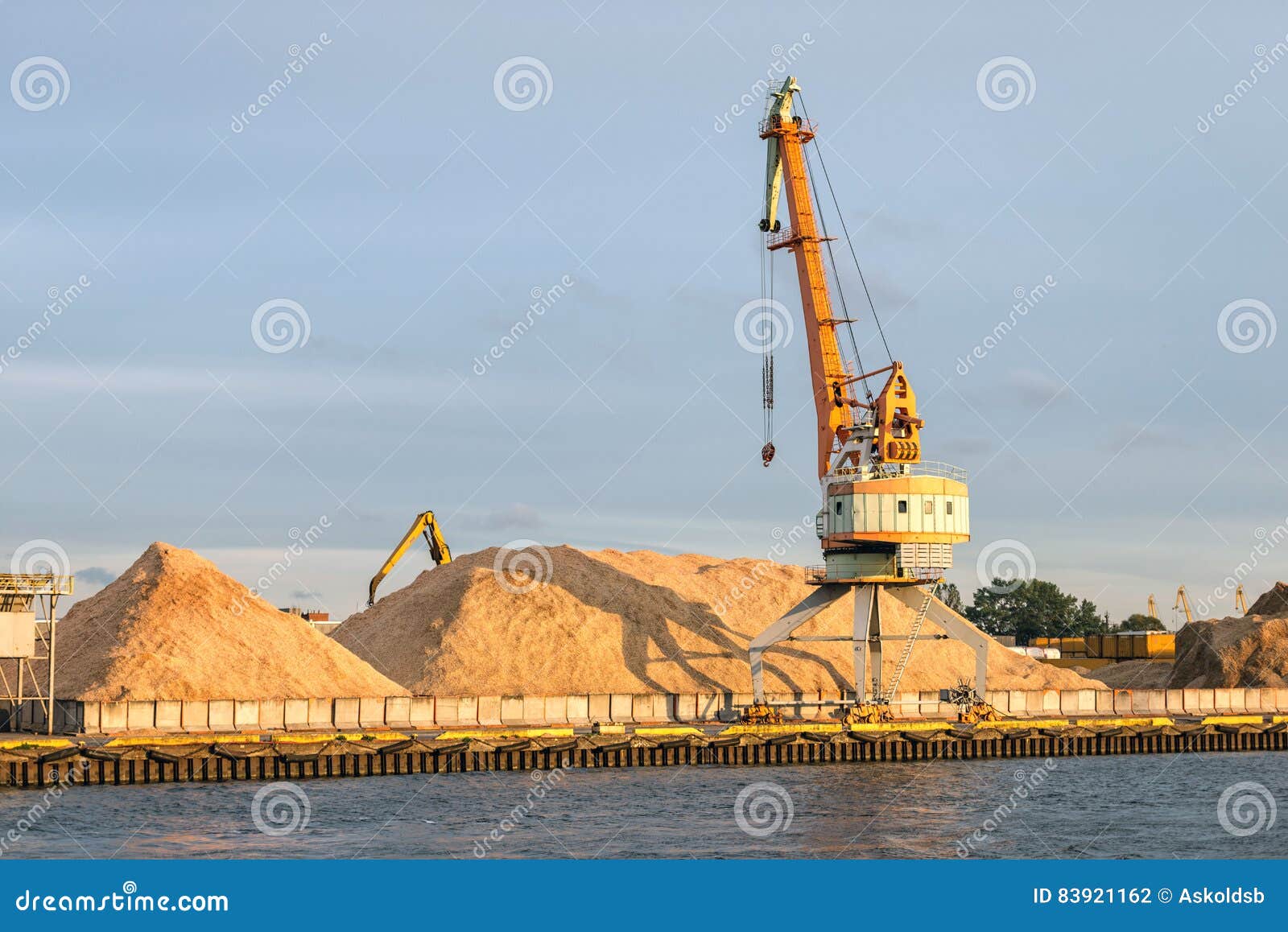 Cargo Handling in the Port. Stock Photo - Image of equipment, logistic ...