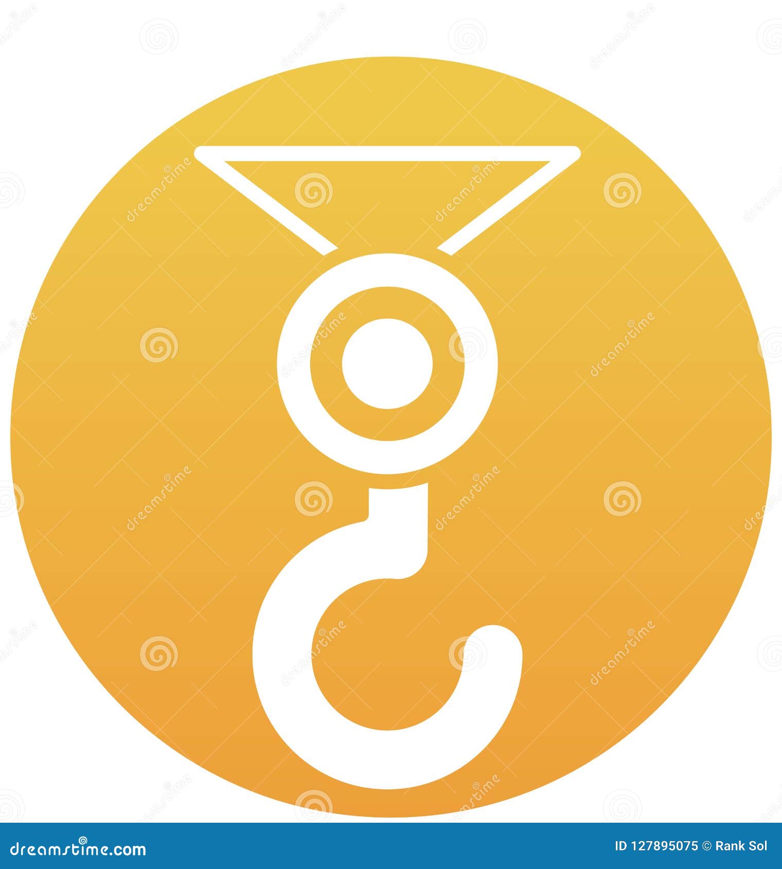 Cargo, Hoist Isolated Vector Icon Can Be Easily Modified or Edit Stock ...