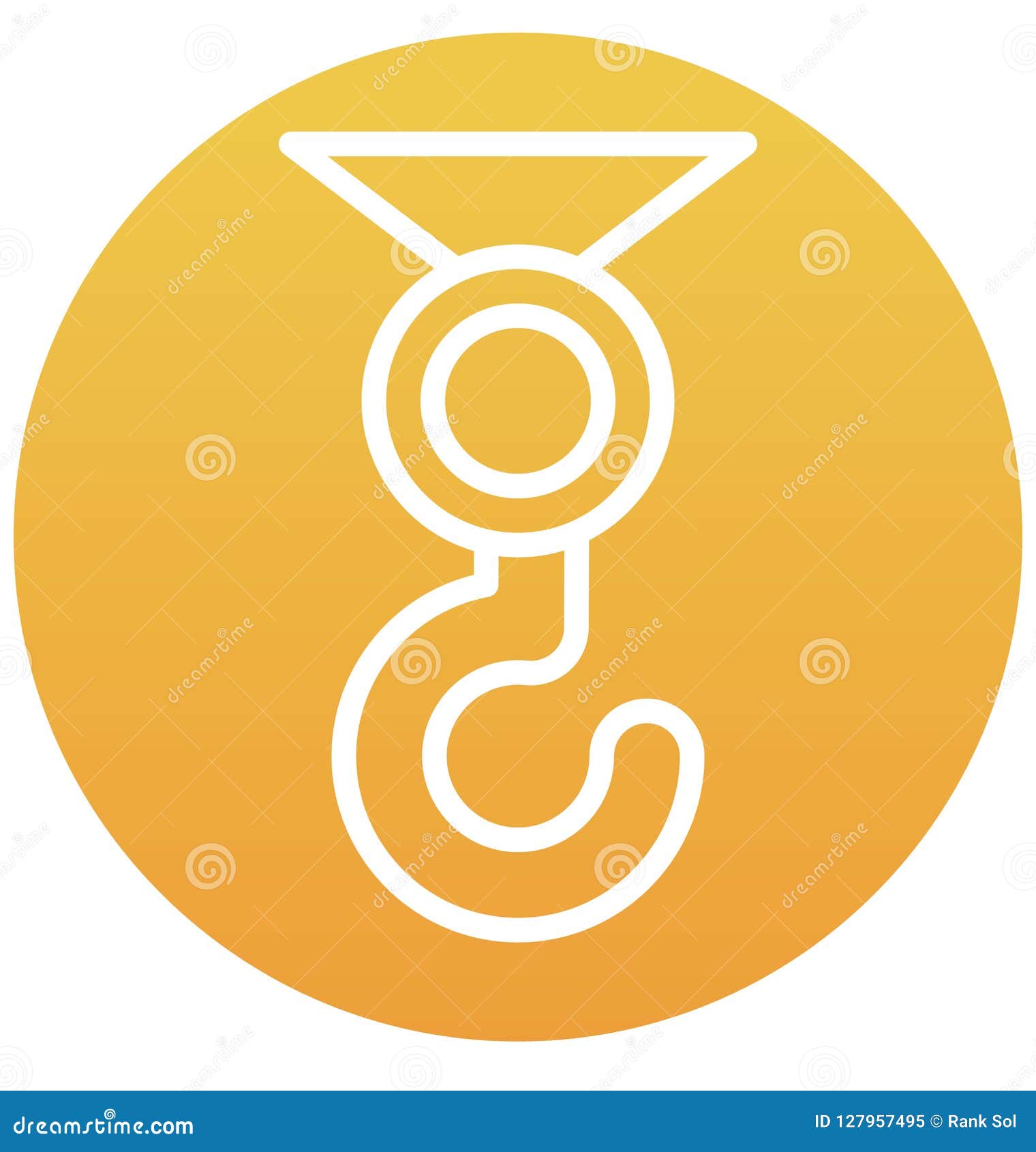 Cargo, Hoist Isolated Vector Icon Can Be Easily Modified or Edit Stock ...