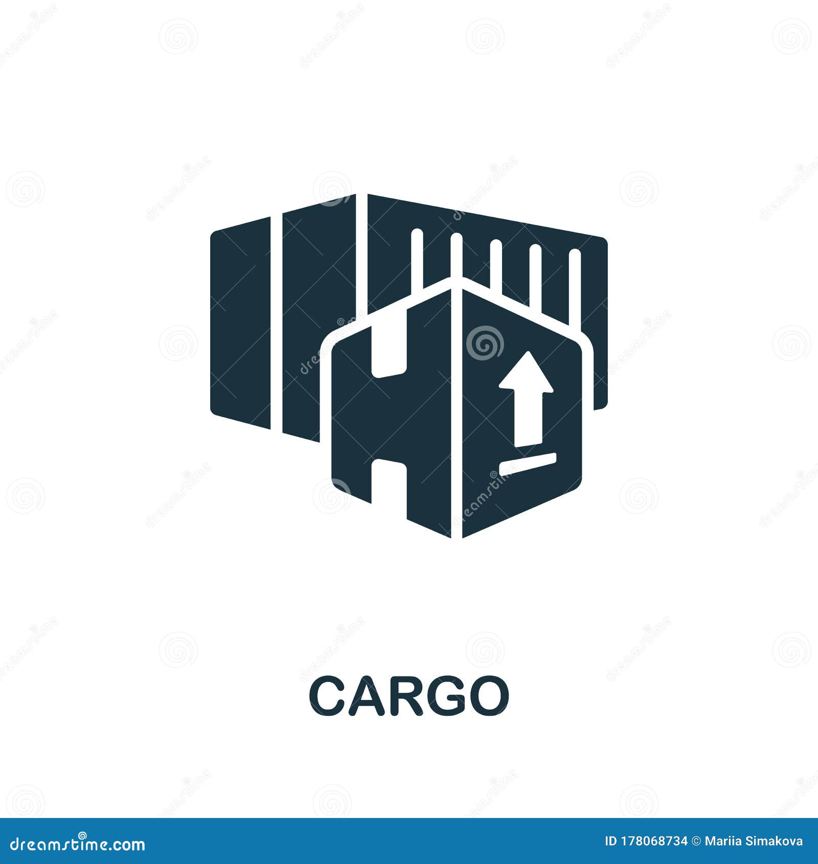 Cargo Icon. Simple Line Element Cargo Symbol for Templates, Web Design ...