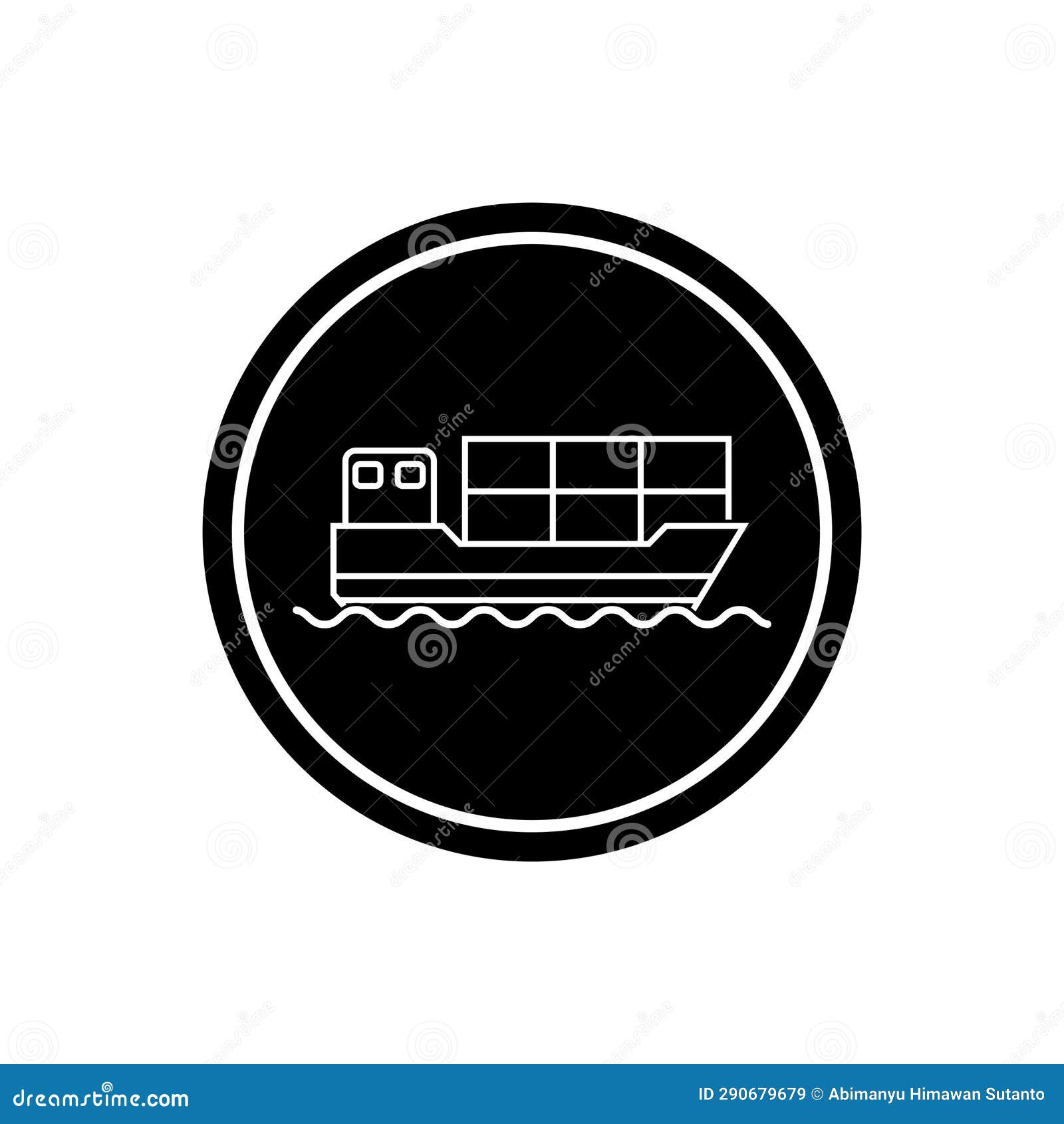 Cargo icon vector stock illustration. Illustration of icon - 290679679