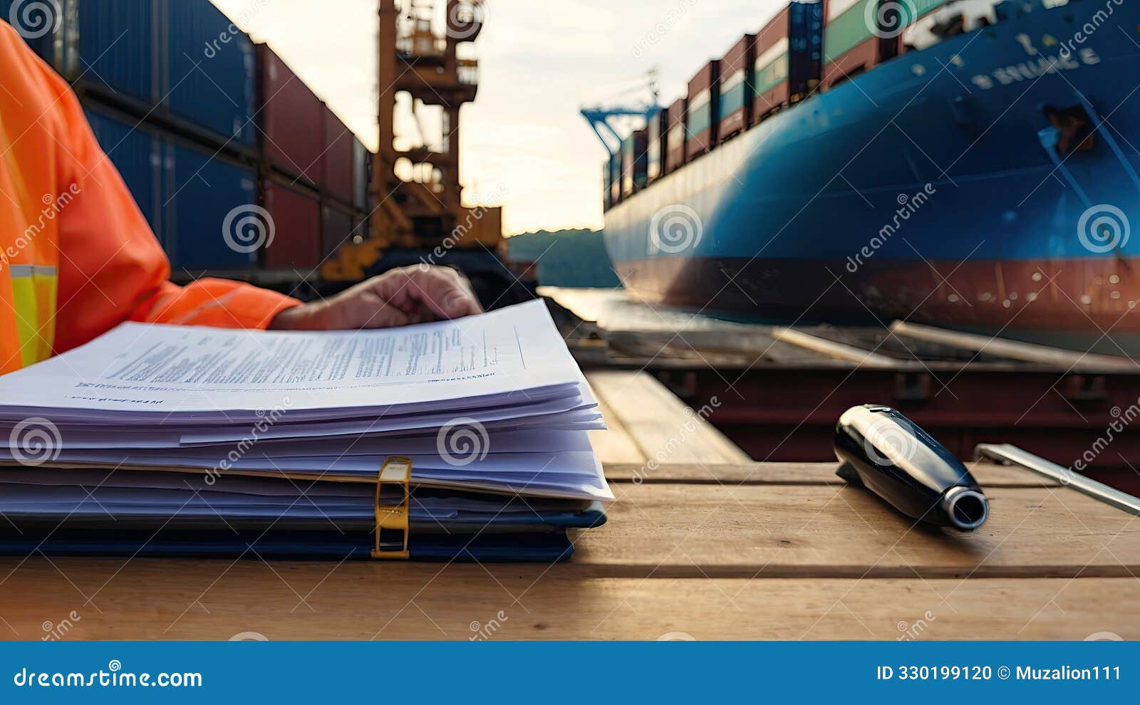Cargo Insurance for Container Transportation. . Stock Photo - Image of ...