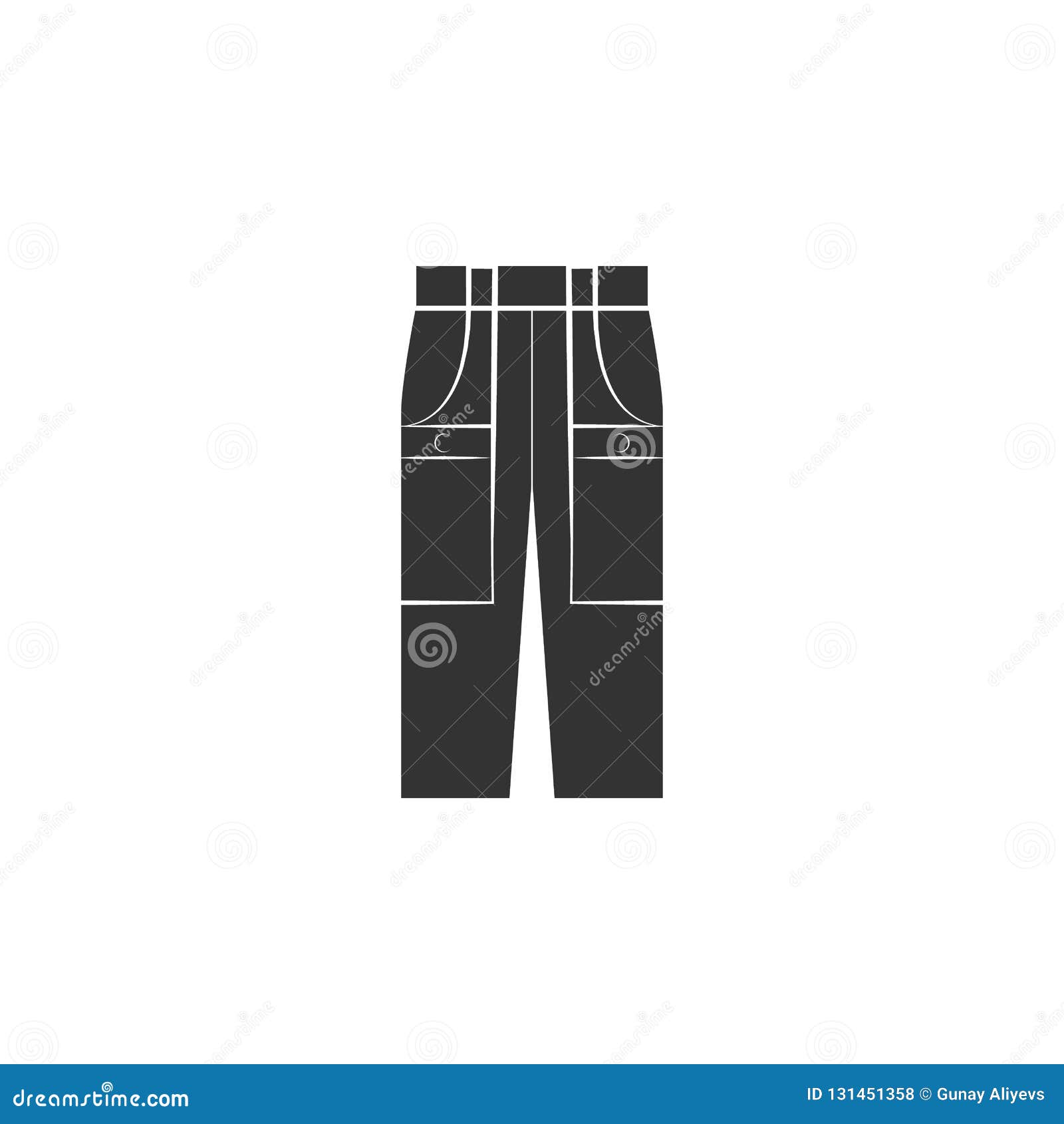 Cargo Jeans Icon. Element of Jeans Icon for Mobile Concept and Web Apps ...