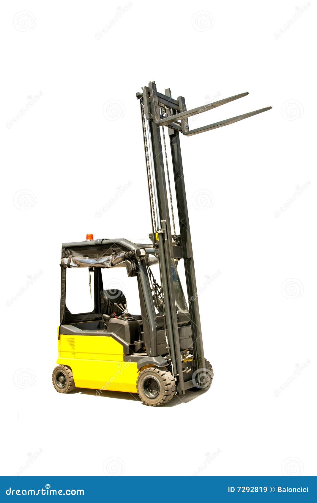 Cargo lifter stock image. Image of room, depot, machine - 7292819