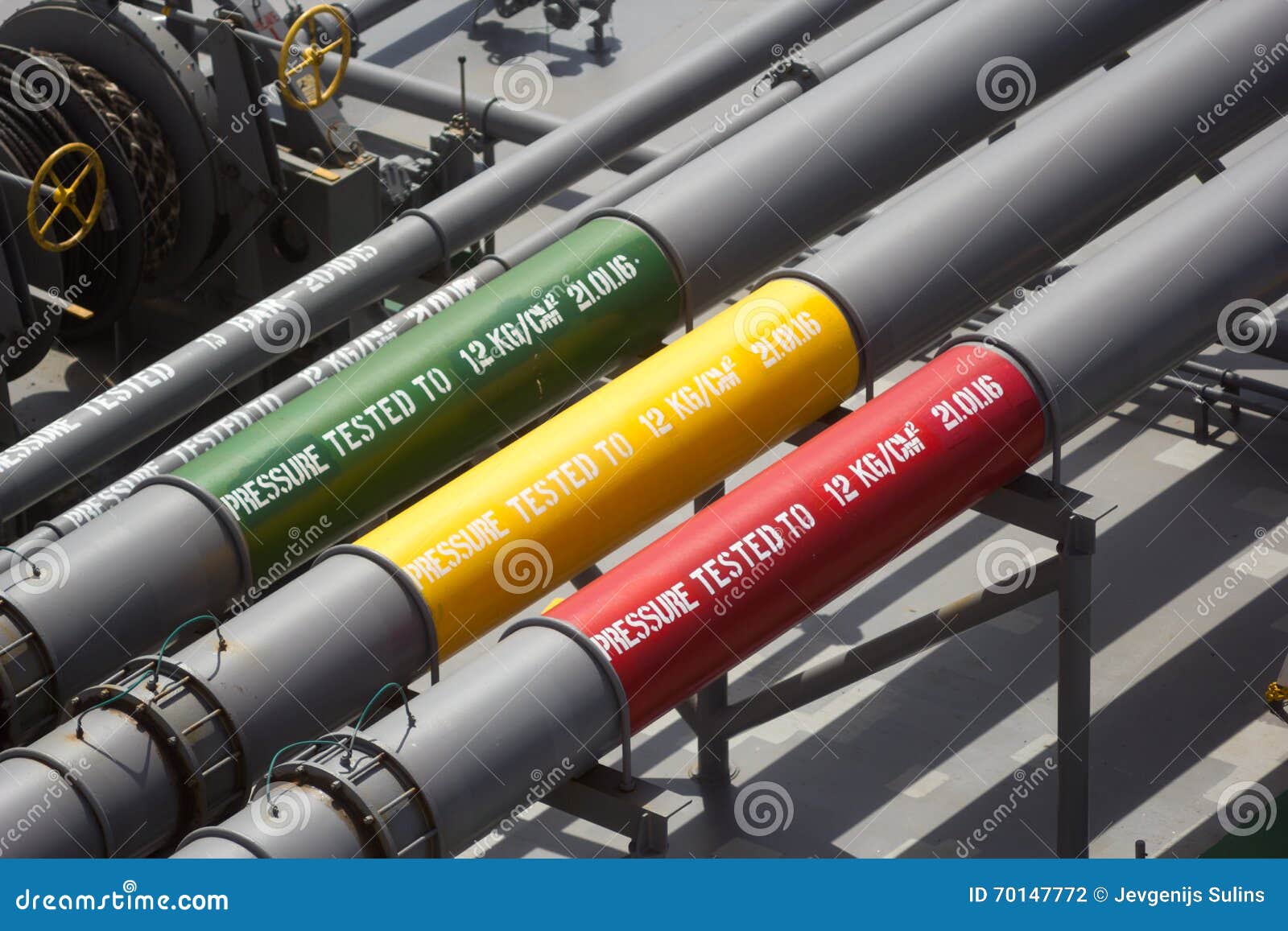 Cargo lines stock photo. Image of vessel, deck, ocean - 70147772