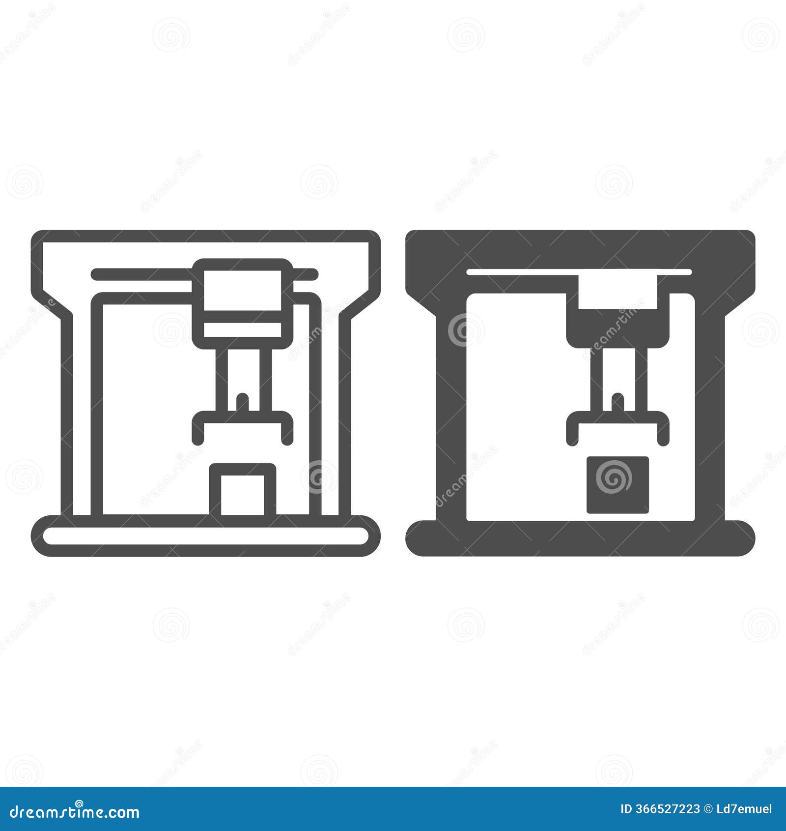 Crane Line Icons Collection. Hoist, Lifting, Construction, Rigging ...