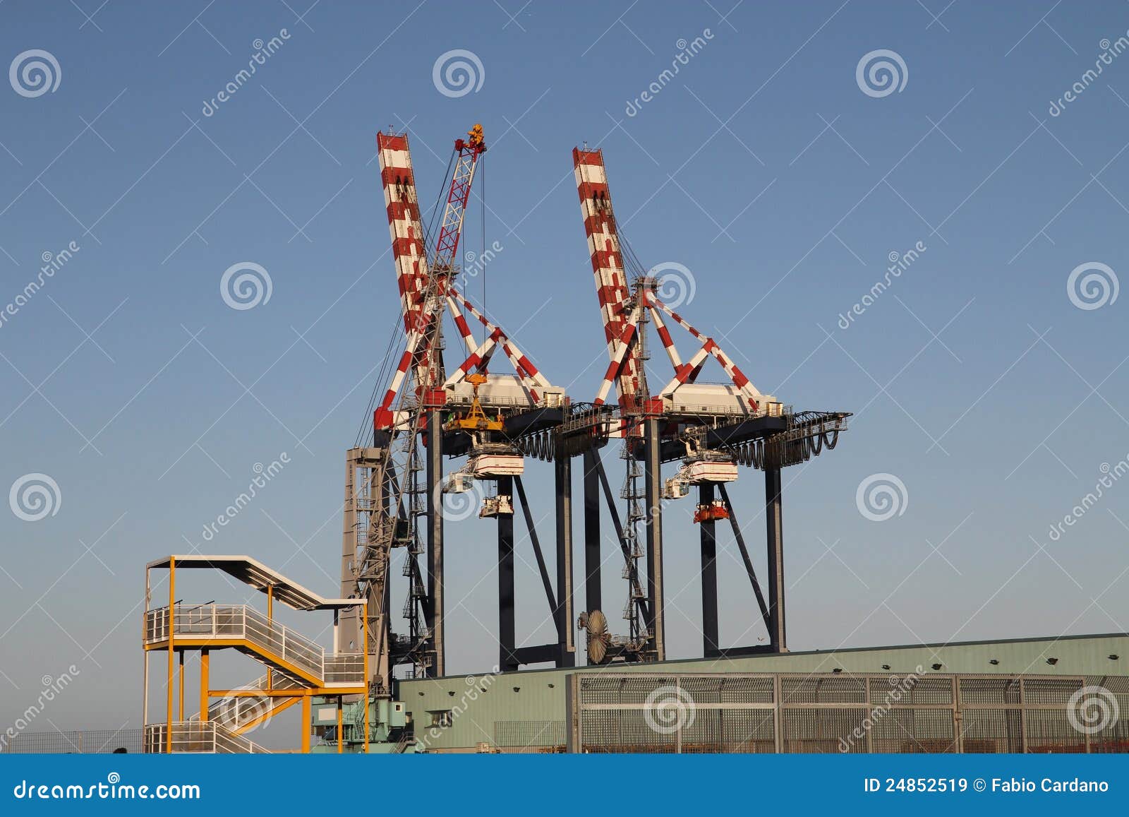 Cargo and logistic plant stock image. Image of container - 24852519