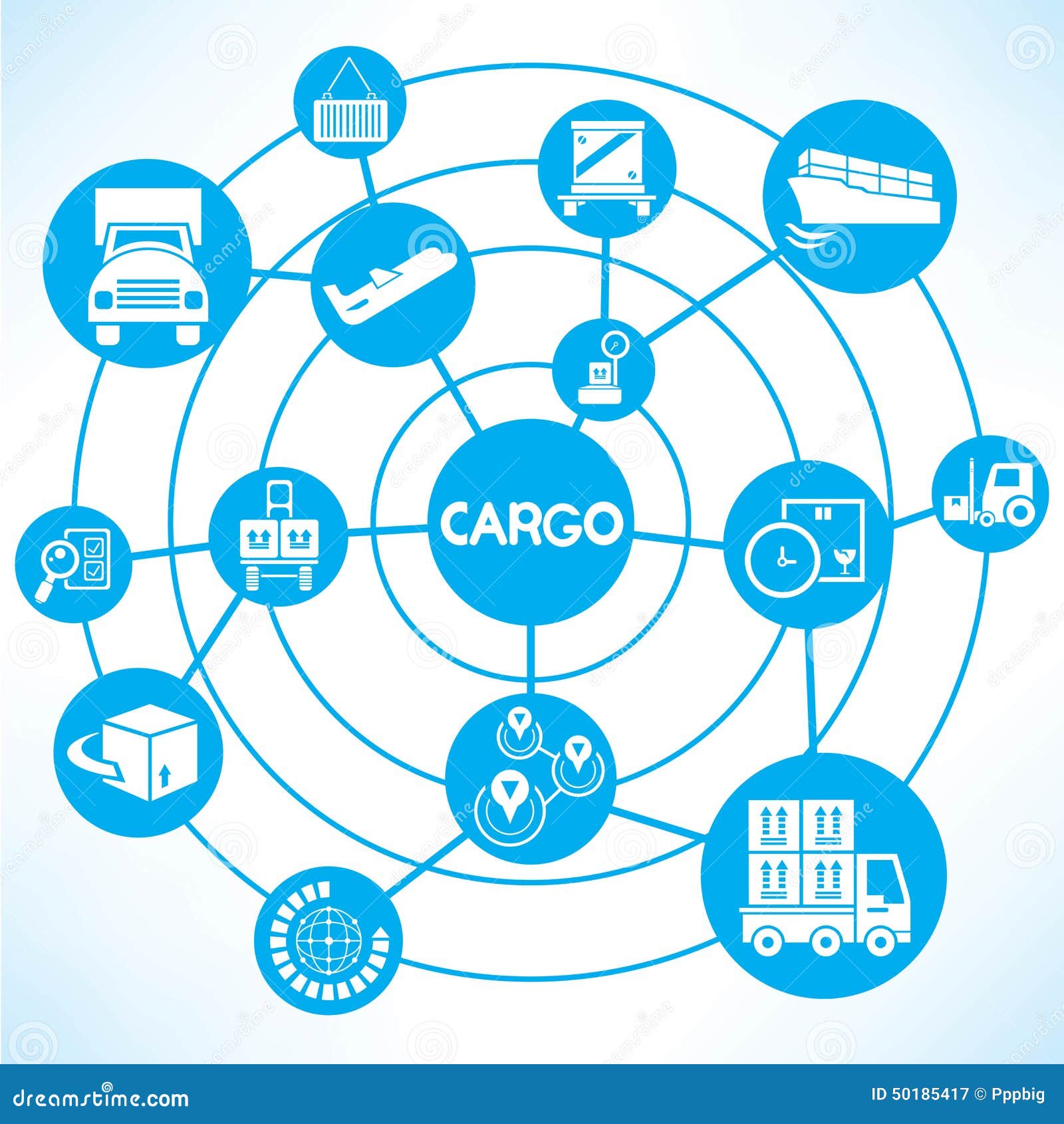 Cargo management stock illustration. Illustration of location - 50185417
