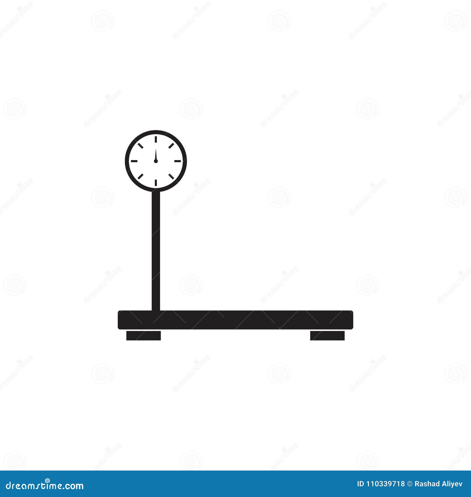Cargo Mechanical Scales Icon. Element of Measuring Items for Mobile ...