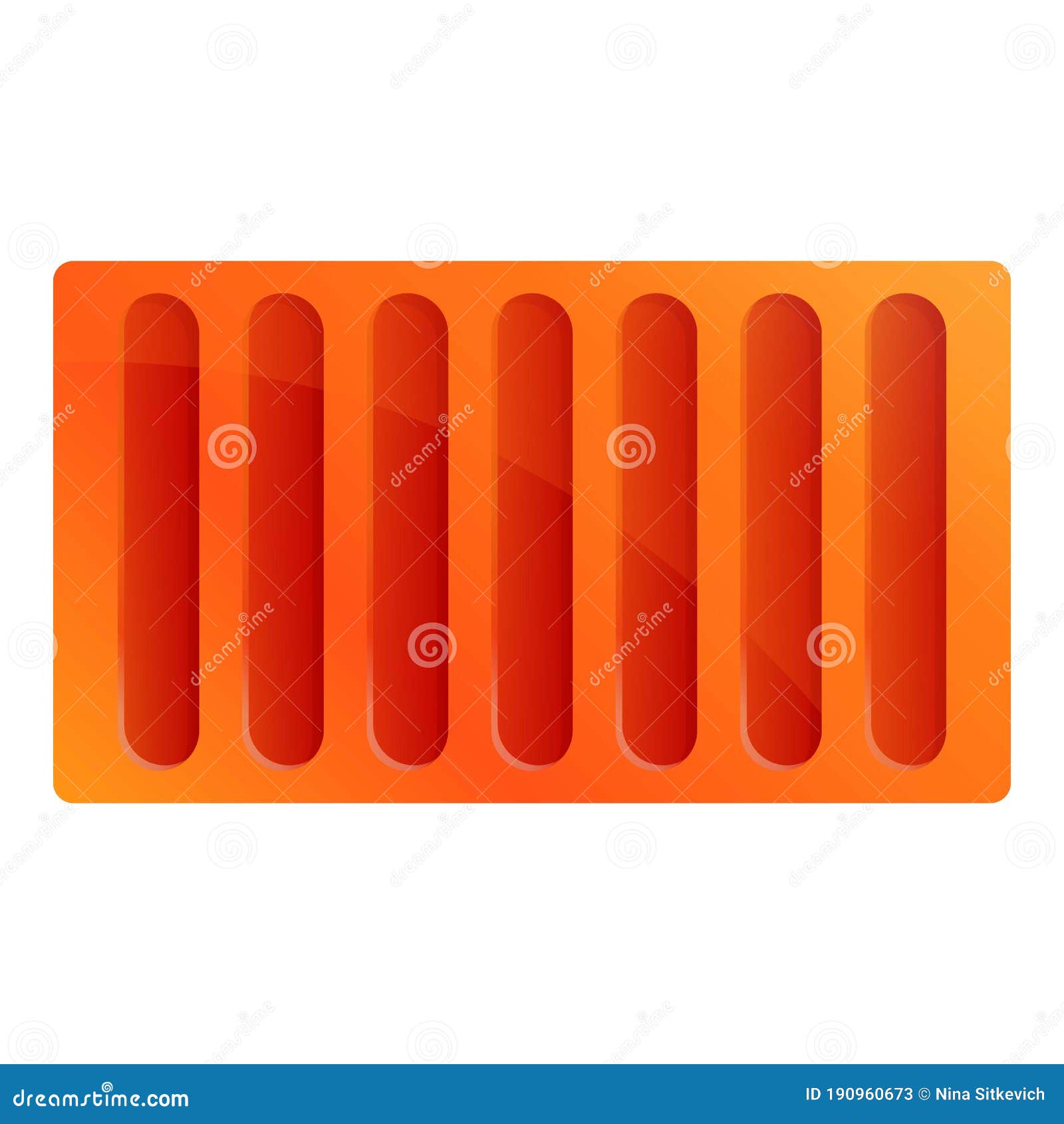 Cargo Metal Container Icon, Cartoon Style Stock Vector - Illustration ...