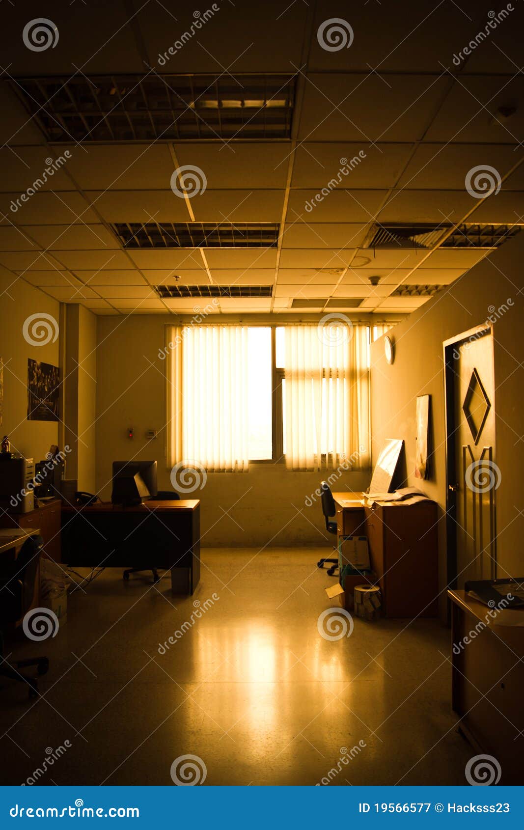 Cargo Office in the Evening Stock Image - Image of minimalism ...