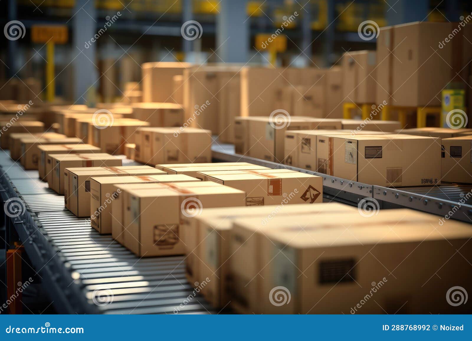 Cargo Package Shipment. Streamlined Distribution. Cargo Dispatch Stock ...