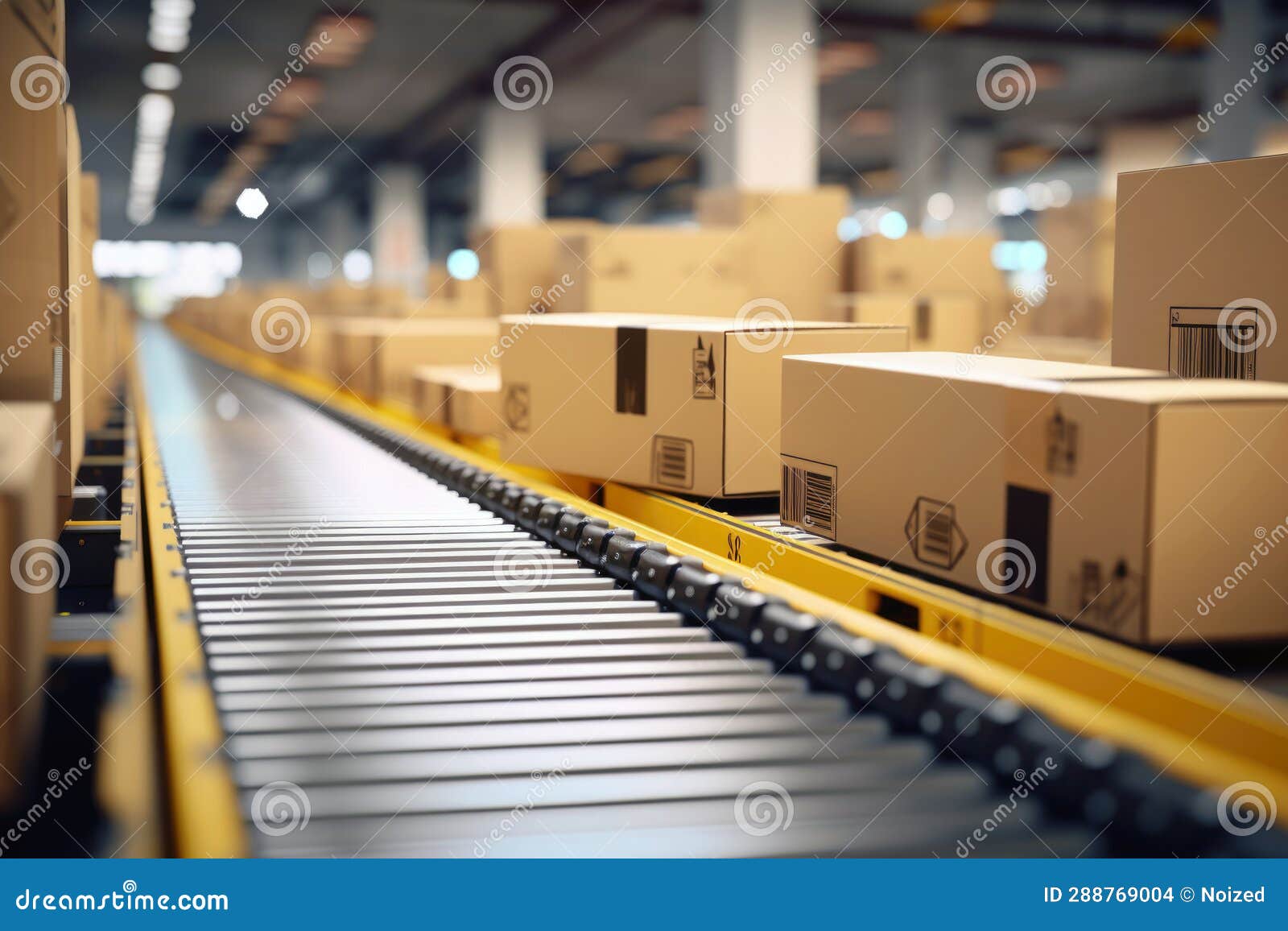 Cargo Package Shipment. Streamlined Distribution. Cargo Dispatch Stock ...