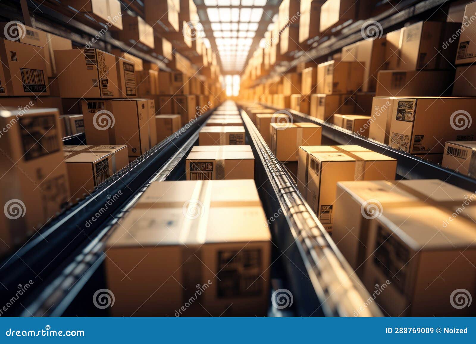 Cargo Package Shipment. Streamlined Distribution. Cargo Dispatch Stock ...