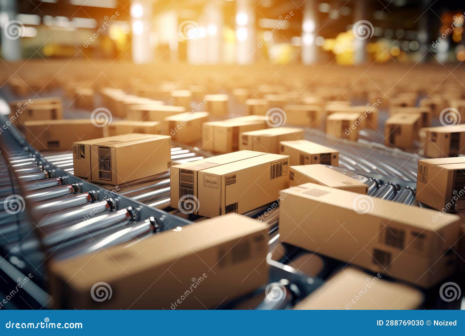 Cargo Package Shipment. Streamlined Distribution. Cargo Dispatch Stock ...