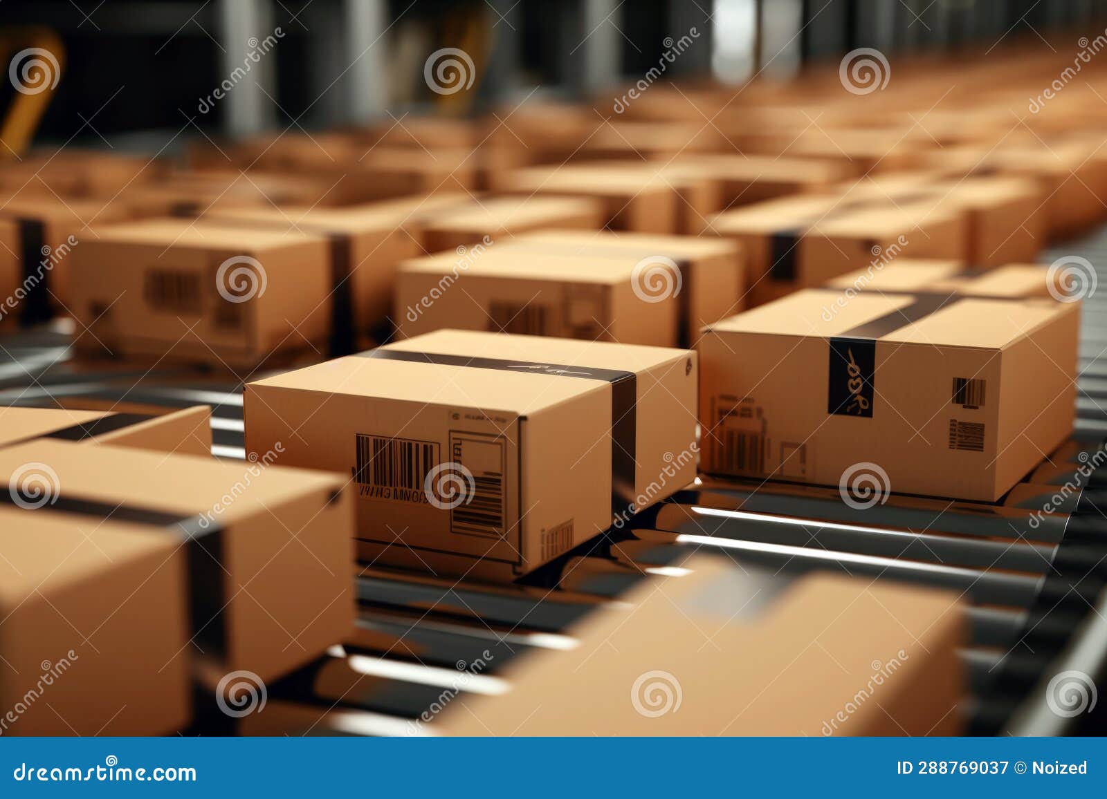 Cargo Package Shipment. Streamlined Distribution. Cargo Dispatch Stock ...
