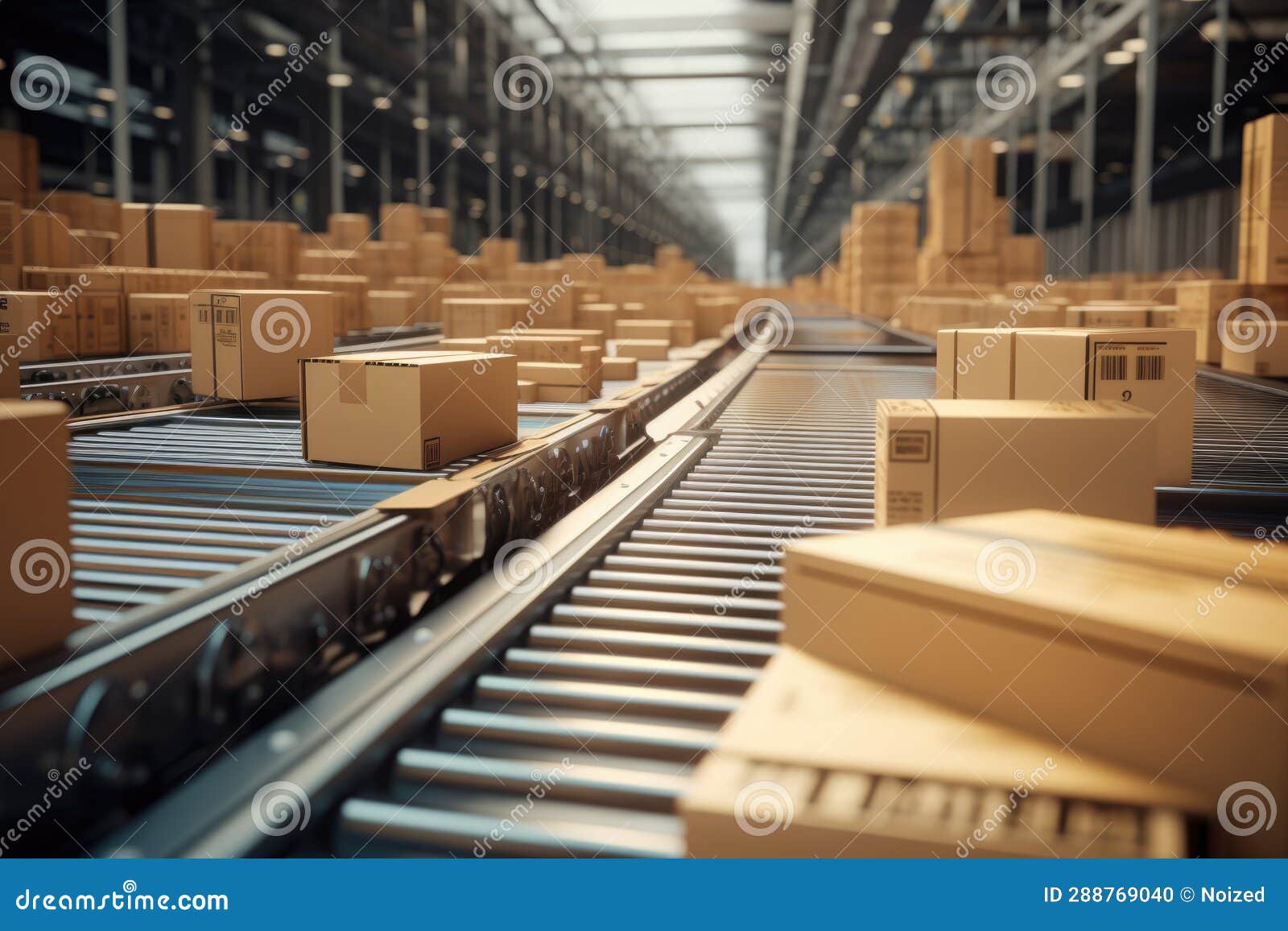 Cargo Package Shipment. Streamlined Distribution. Cargo Dispatch Stock ...
