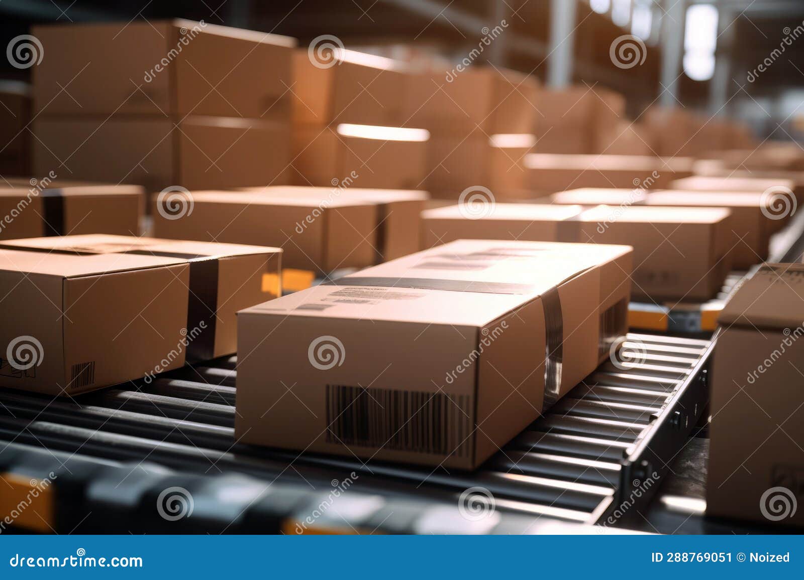 Cargo Package Shipment. Streamlined Distribution. Cargo Dispatch Stock ...