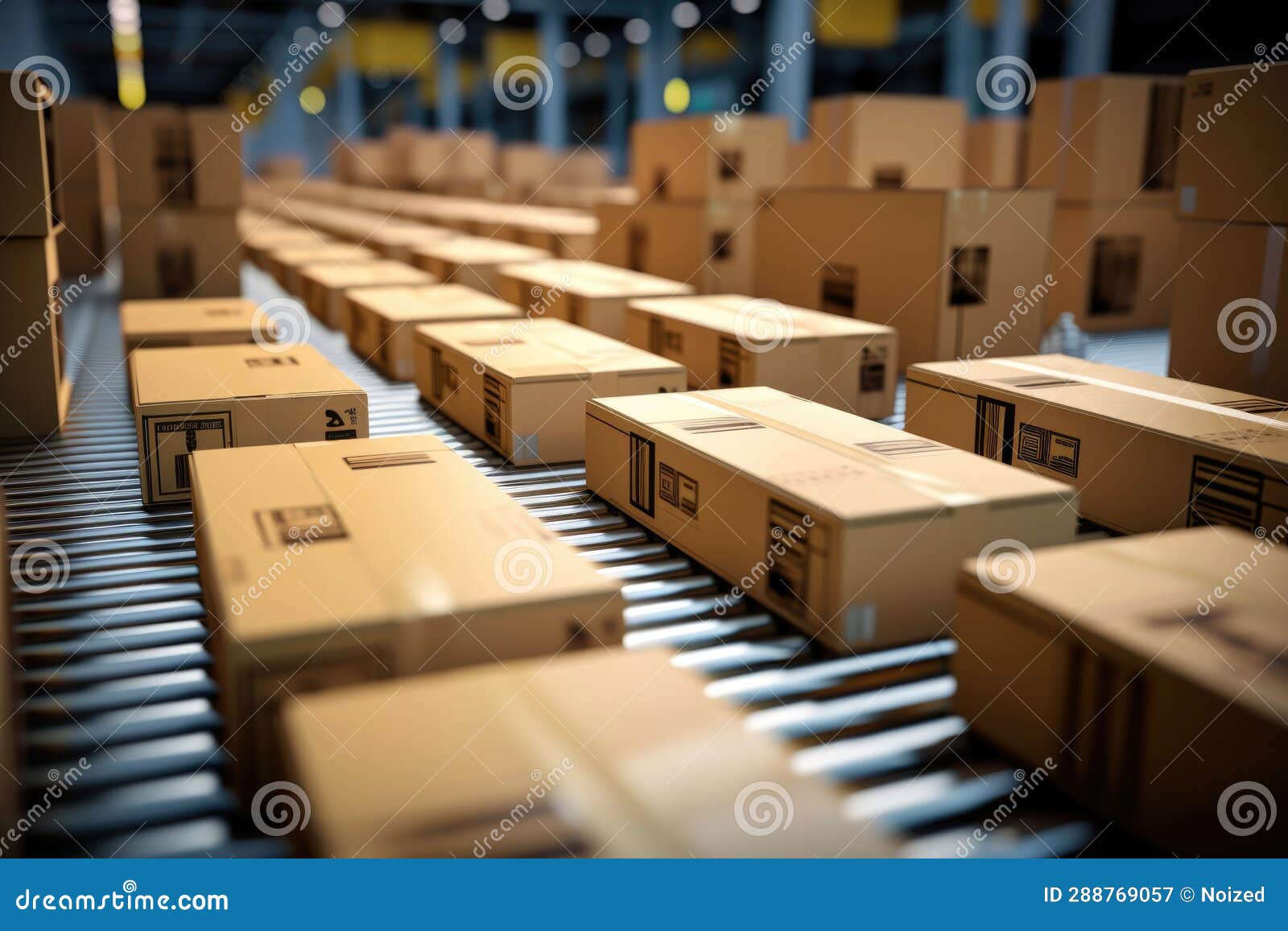 Cargo Package Shipment. Streamlined Distribution. Cargo Dispatch Stock ...