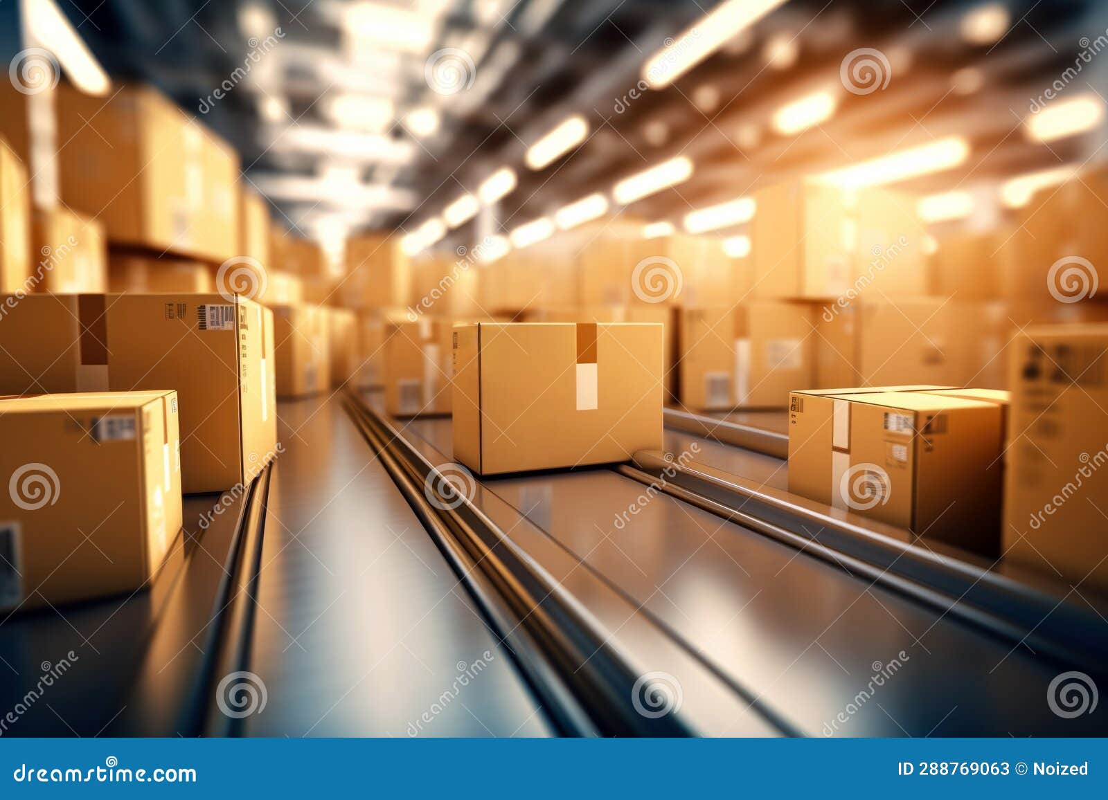 Cargo Package Shipment. Streamlined Distribution. Cargo Dispatch Stock ...