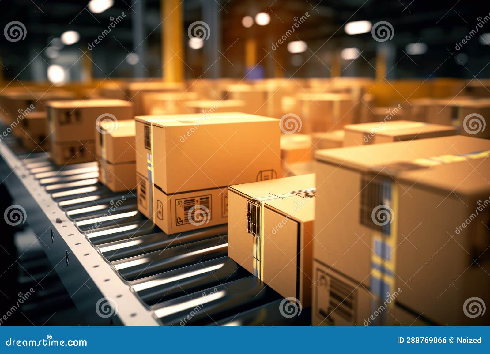 Cargo Package Shipment. Streamlined Distribution. Cargo Dispatch Stock ...