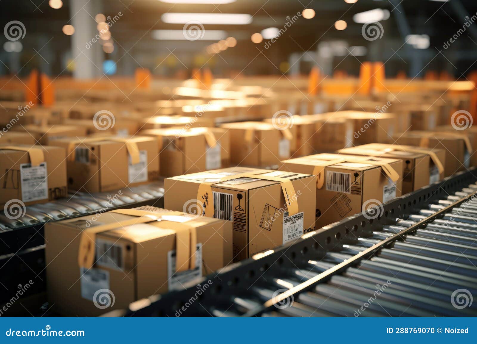 Cargo Package Shipment. Streamlined Distribution. Cargo Dispatch Stock ...