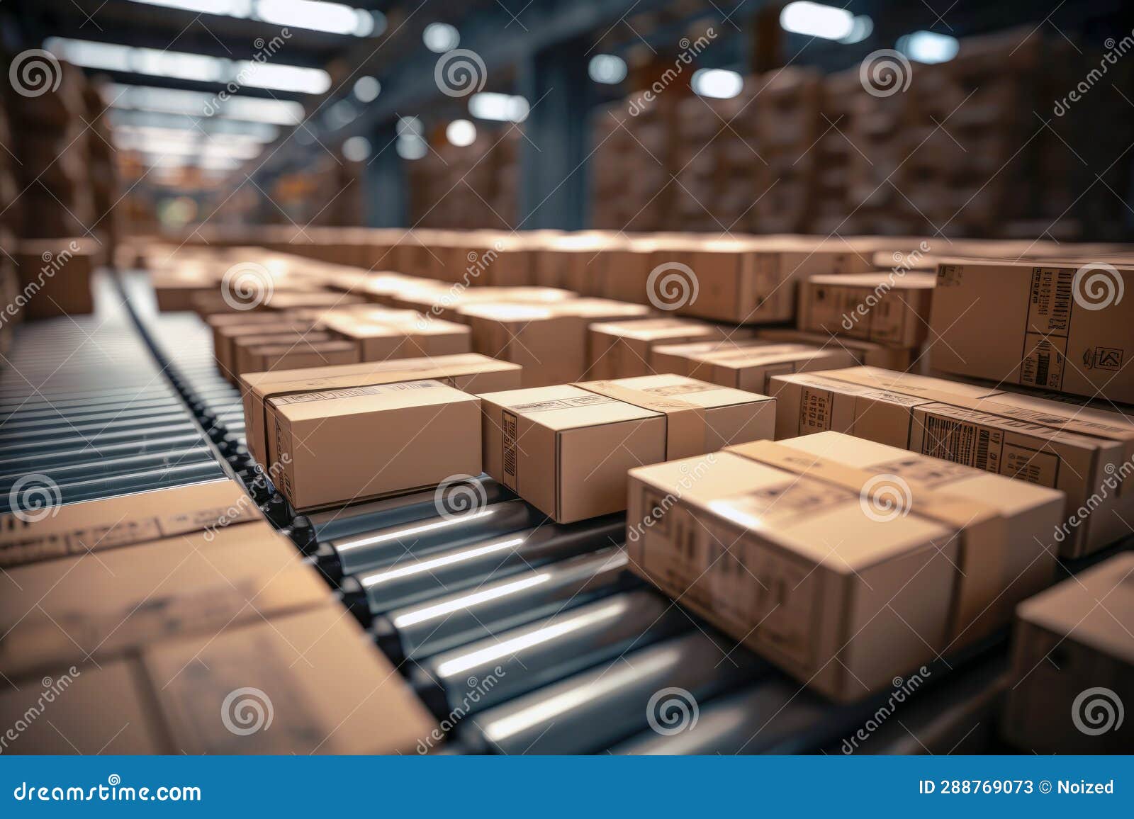 Cargo Package Shipment. Streamlined Distribution. Cargo Dispatch Stock ...