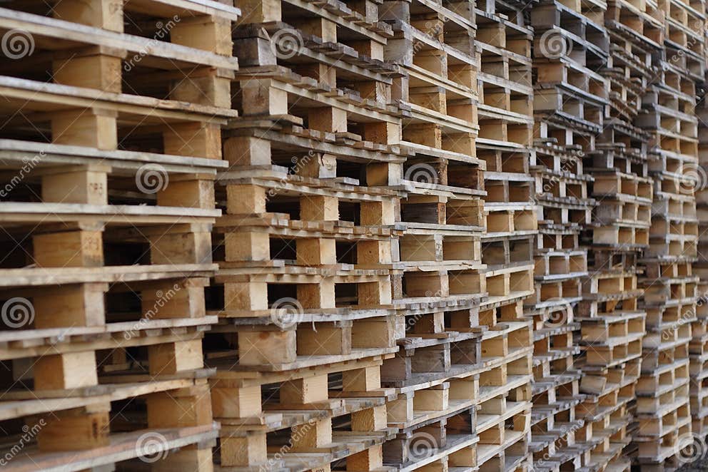 Cargo pallets stock image. Image of despatch, packing, wooden - 467447