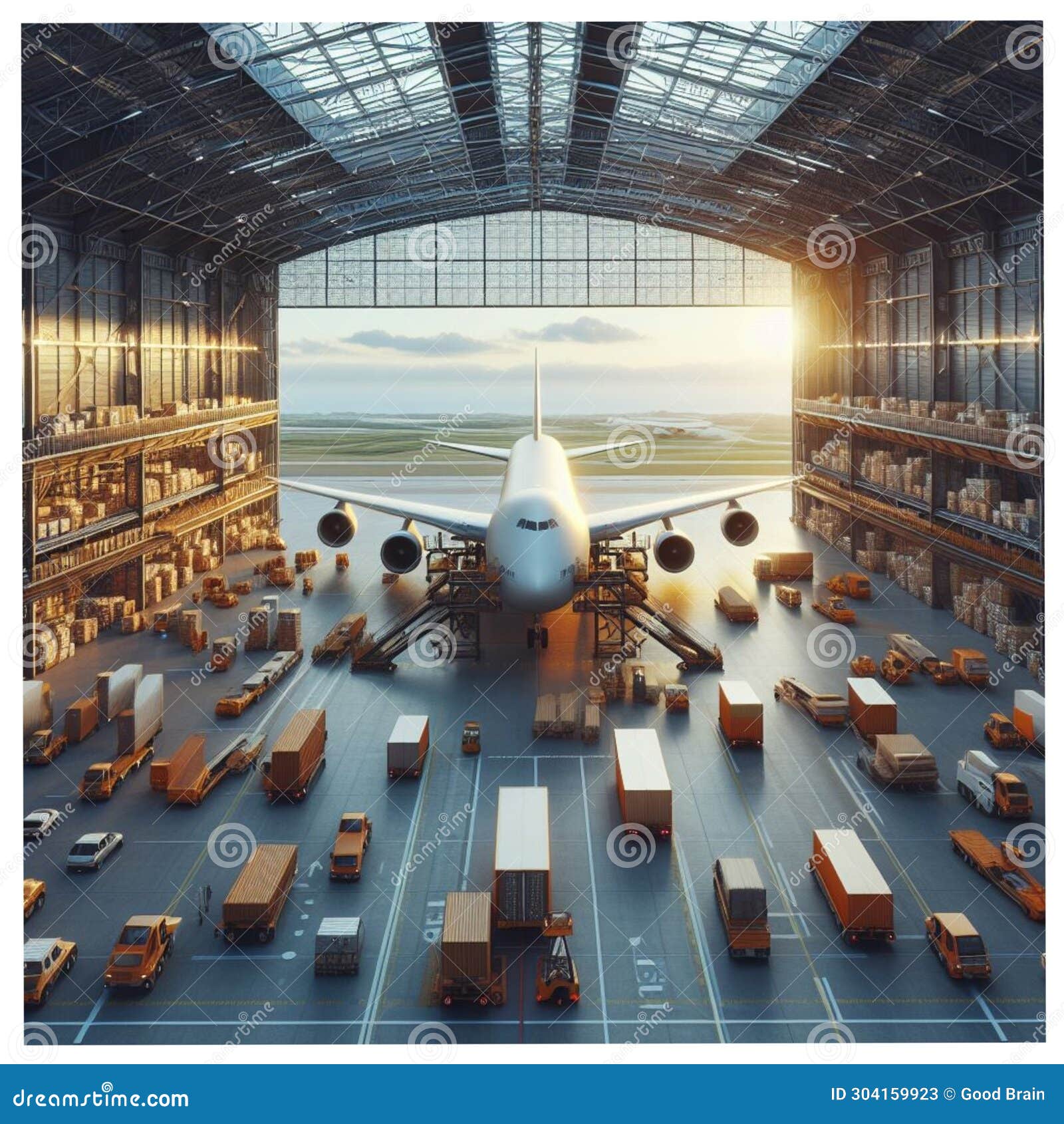 Cargo Plane As an Illustration of Goods Delivery Activities by Air 1 ...