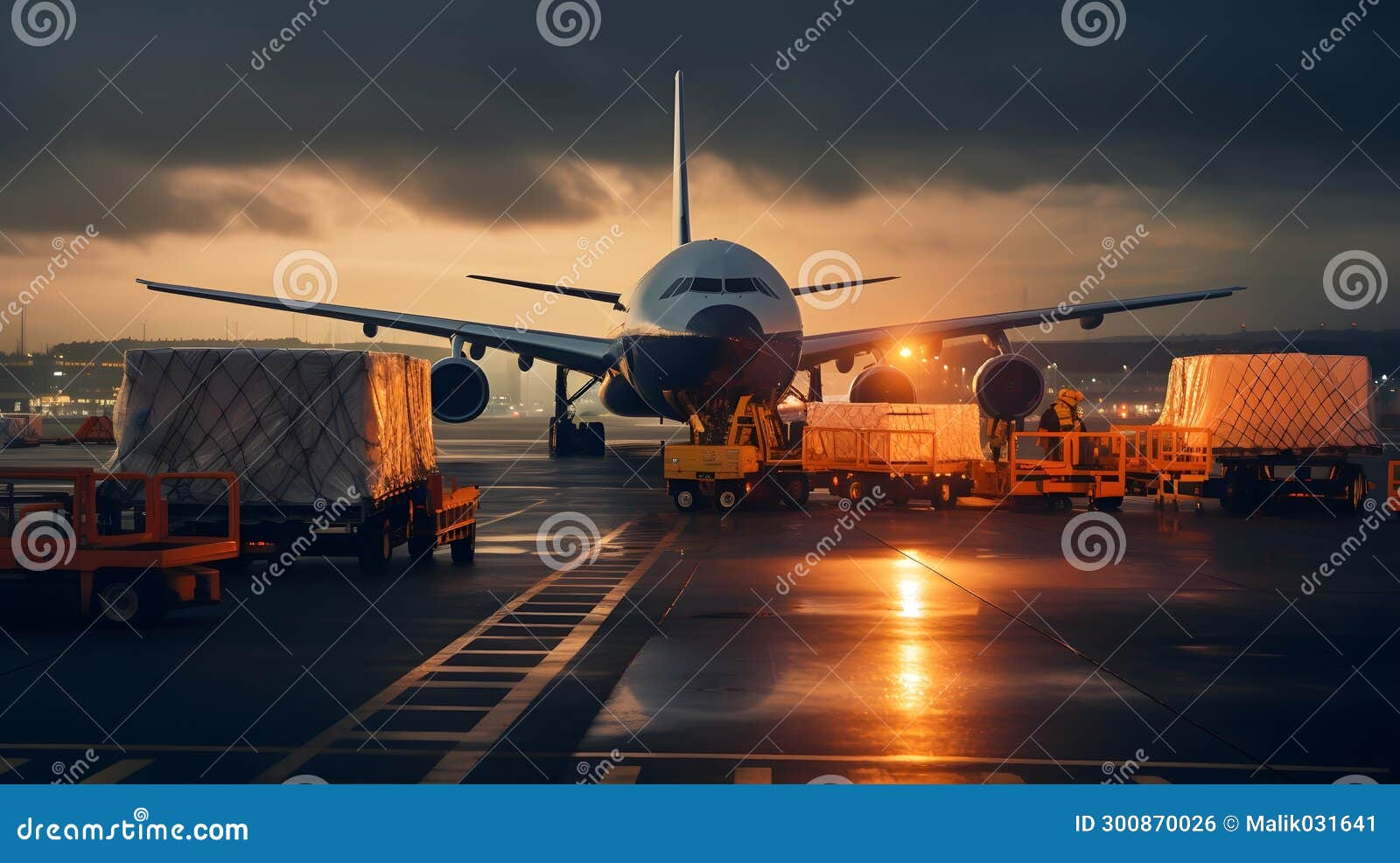 Cargo Planes on the Runway, Capturing the Swift and Secure Air ...