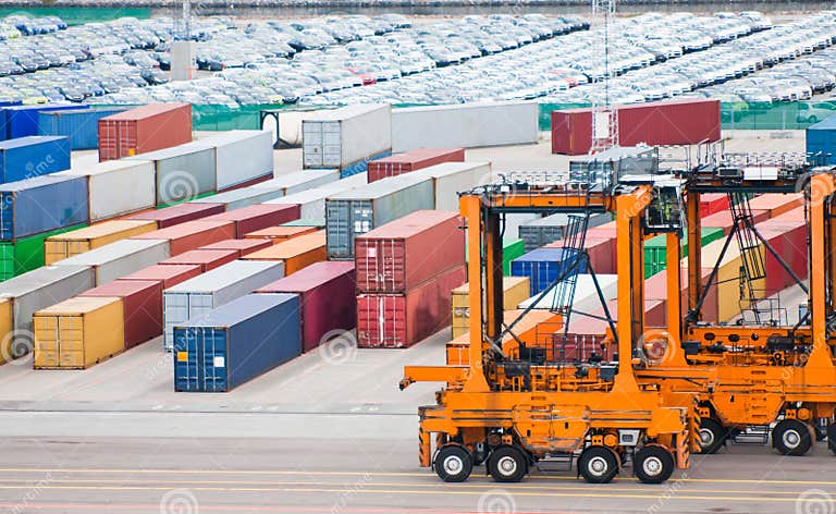 Cargo port stock photo. Image of shipping, handling, maritime - 22674890