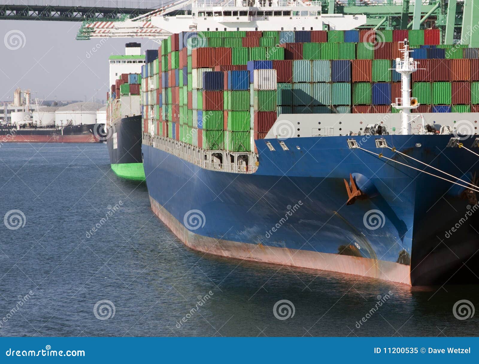 Cargo ship stock image. Image of stack, stacked, import - 11200535