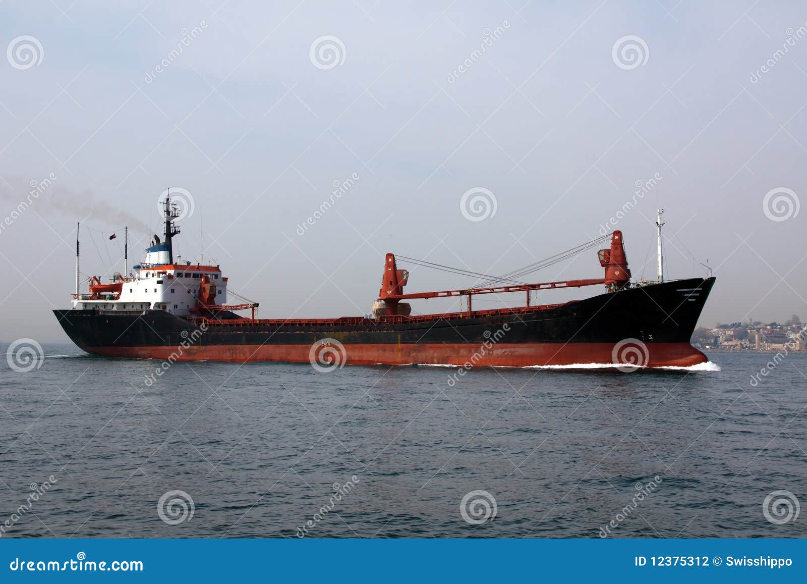 Cargo ship stock photo. Image of freight, boat, freighters - 12375312