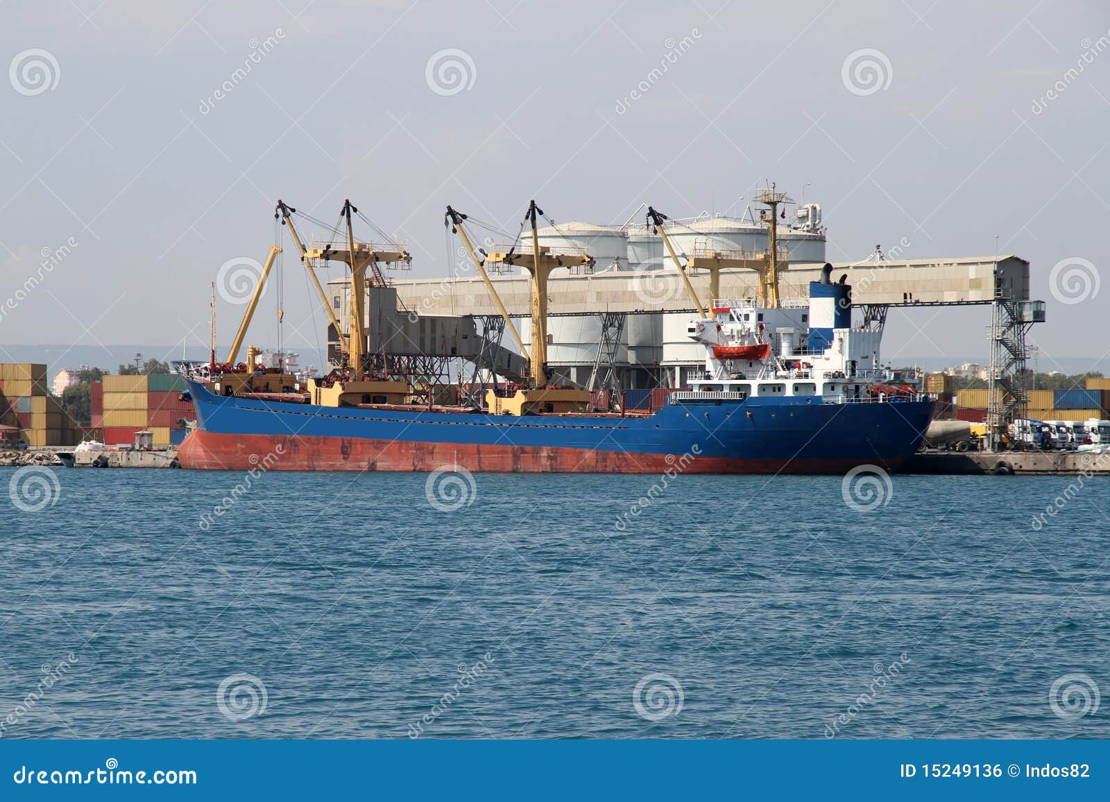 Cargo ship stock photo. Image of international, boat - 15249136