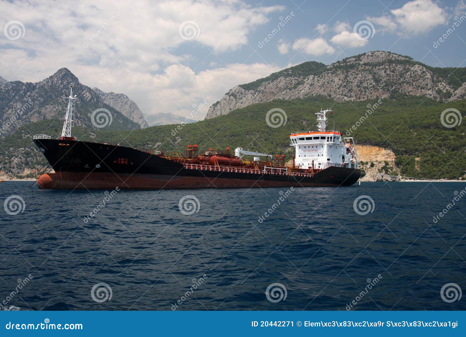 Cargo ship stock image. Image of sight, mediterranean - 20442271