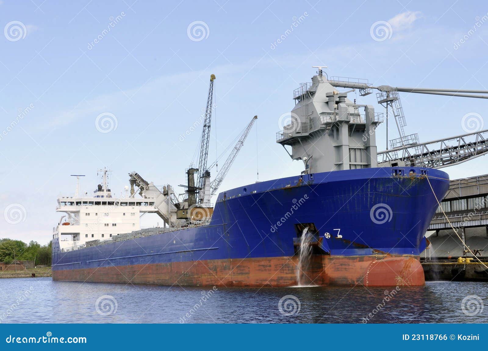 Cargo ship stock photo. Image of commercial, carriage - 23118766