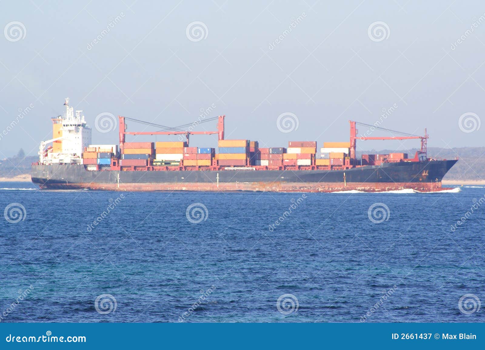 Cargo ship stock image. Image of cargo, container, ship - 2661437