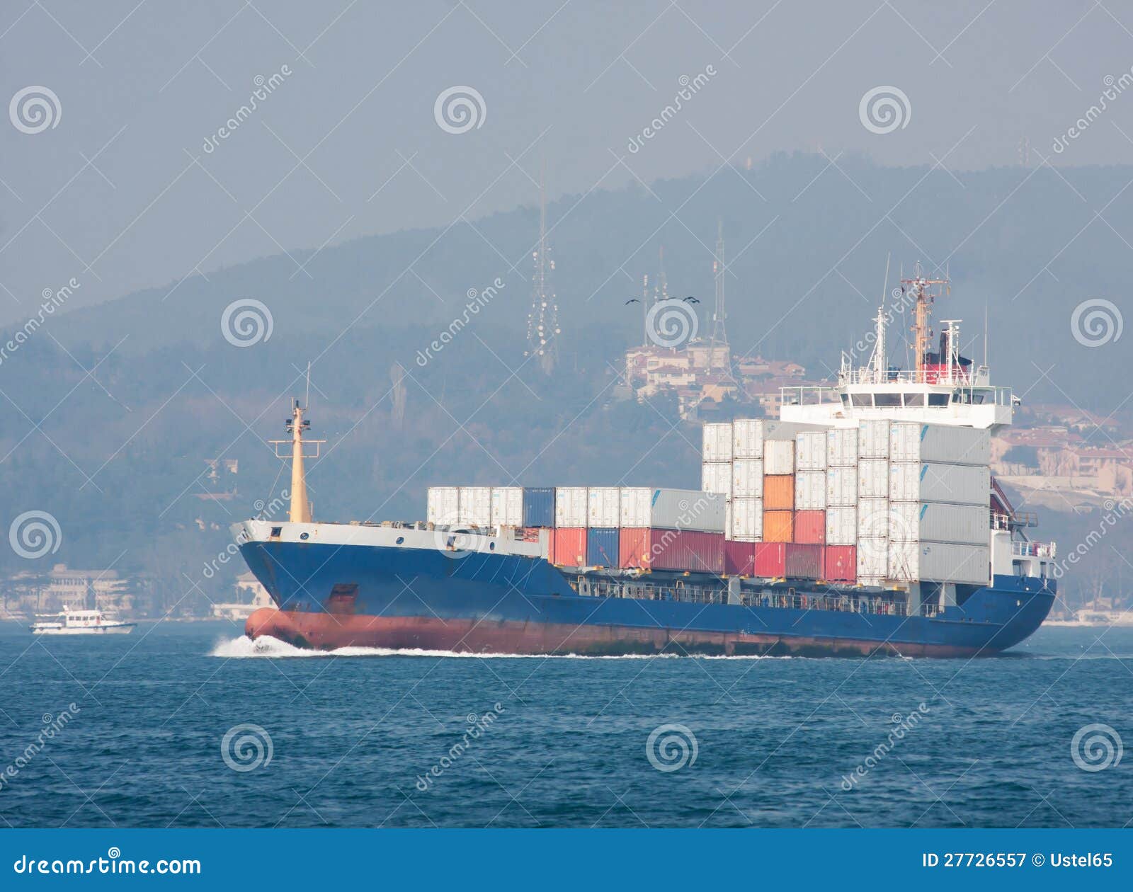Cargo ship stock image. Image of container, export, boat - 27726557