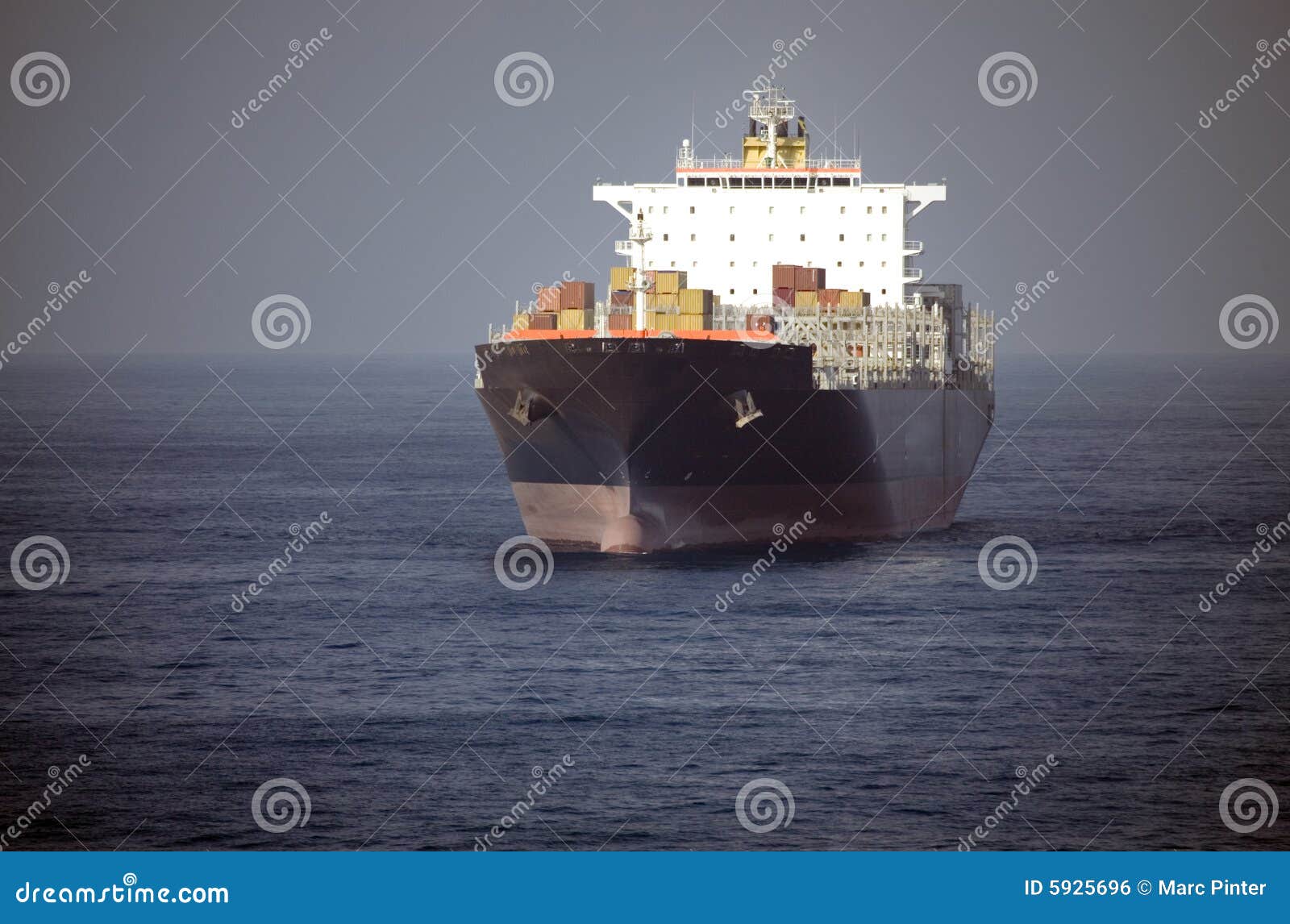 Cargo Ship stock photo. Image of ocean, port, shipping - 5925696