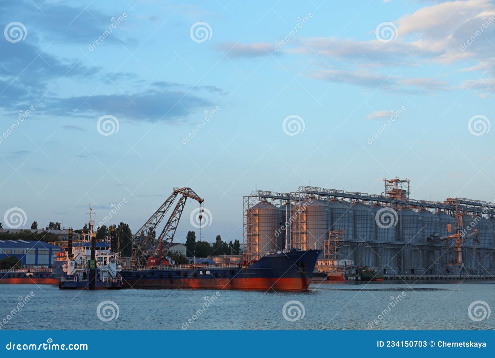 Industrial Docks Stock Image | CartoonDealer.com #43467319