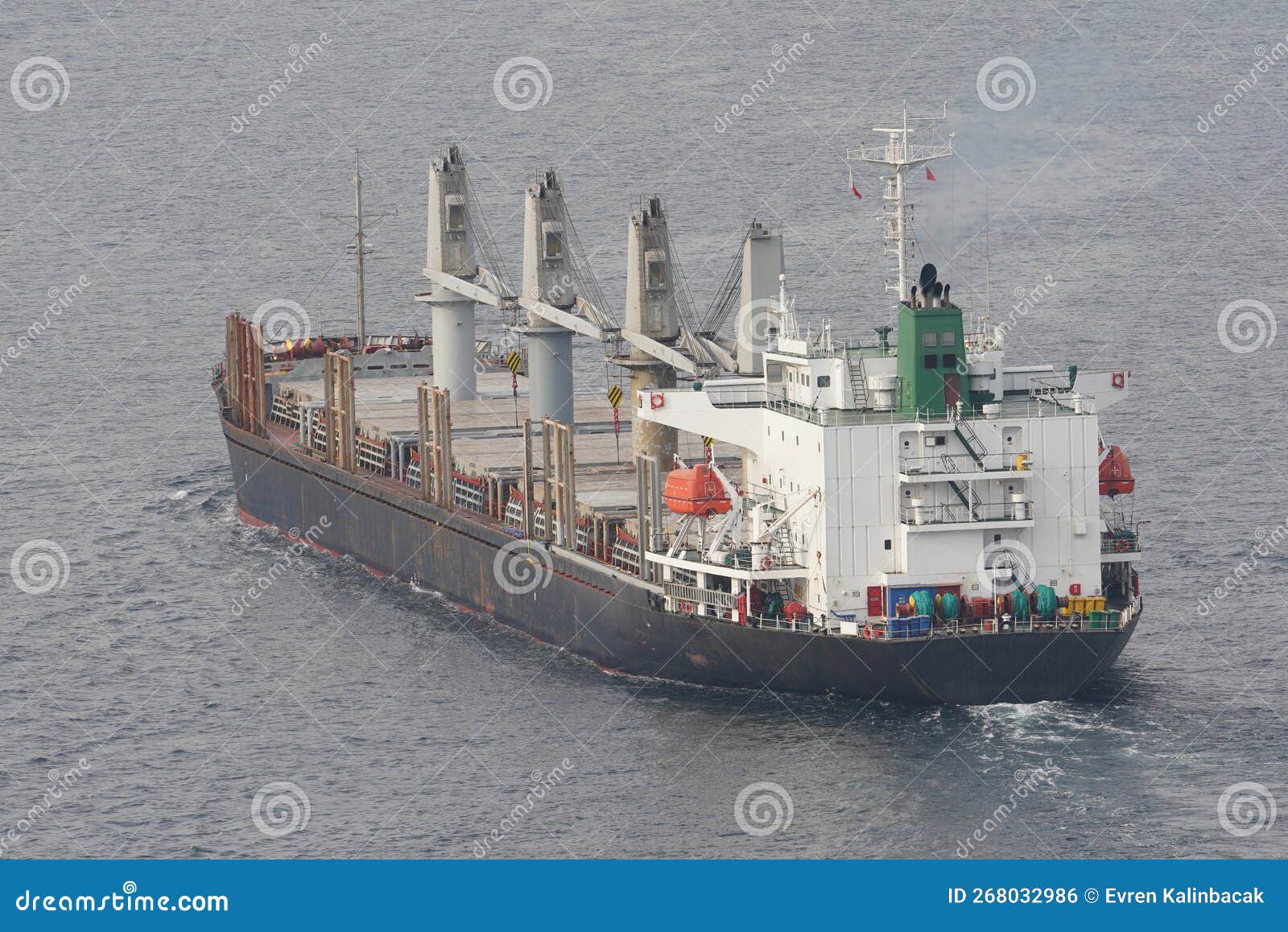 Cargo ship stock photo. Image of marine, cargo, commercial - 268032986
