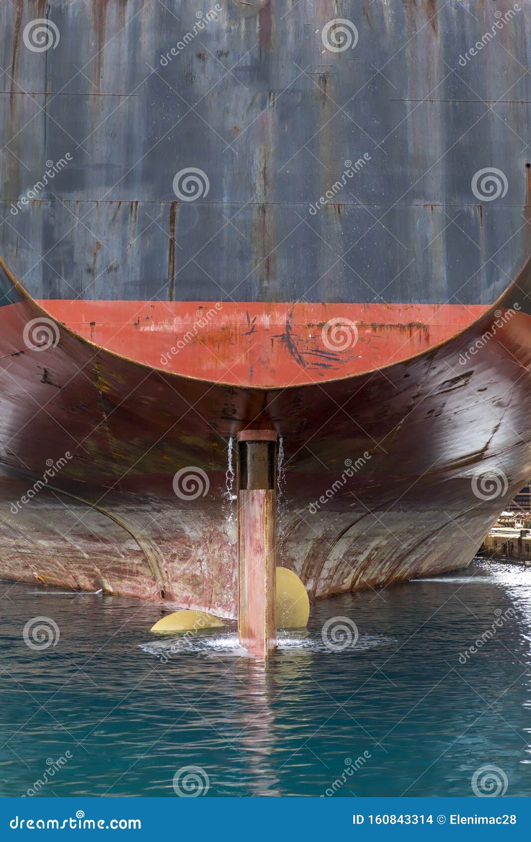 Cargo Ship . Close-Up stock photo. Image of coastal - 160843314