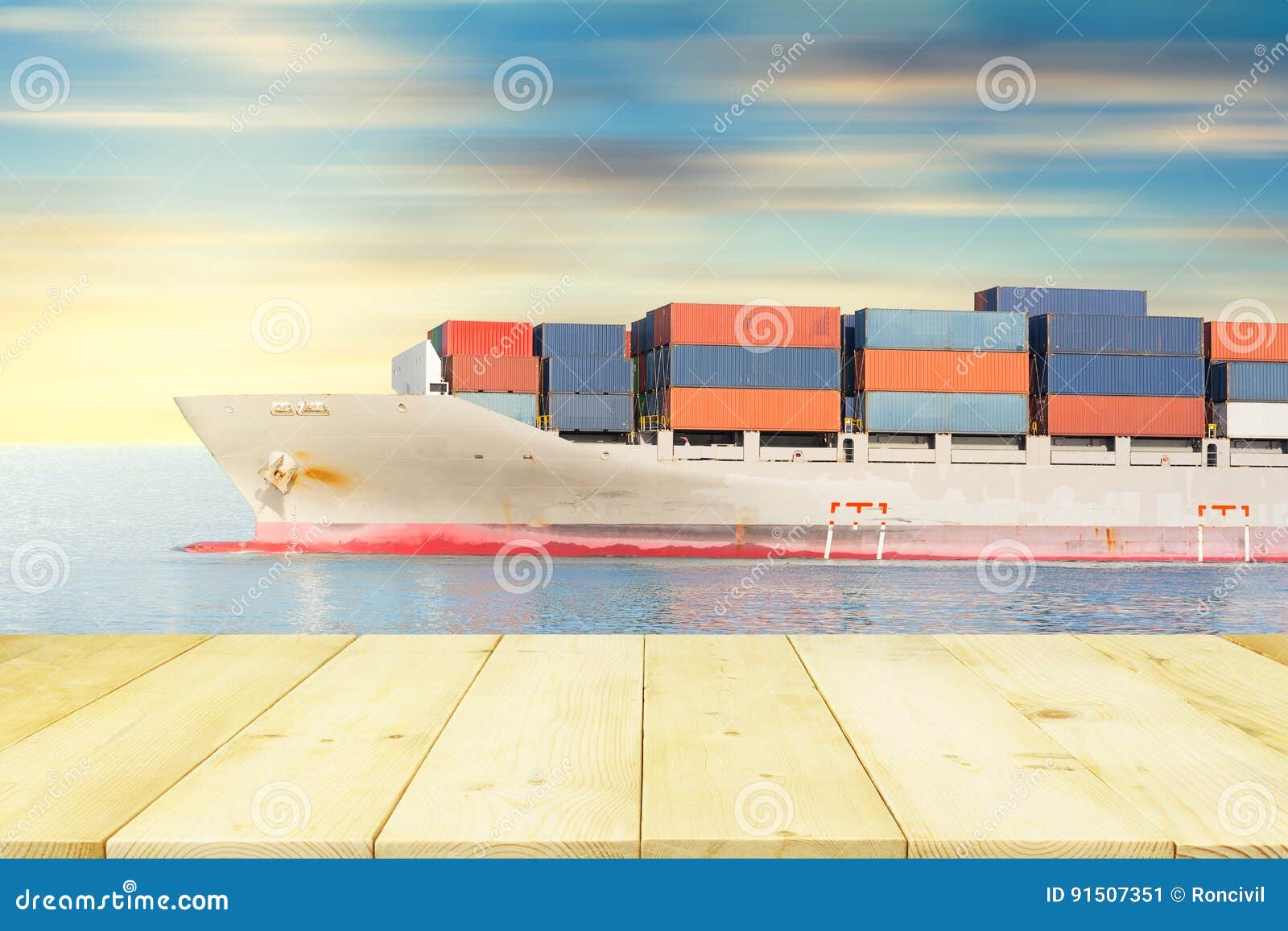 Cargo Ship Container stock image. Image of container - 91507351