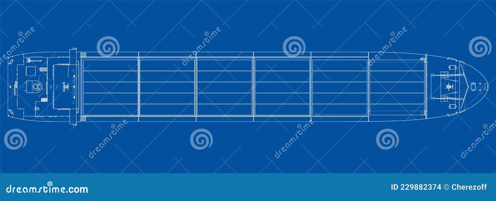 Cargo Ship with Containers. Vector Stock Vector - Illustration of goods ...