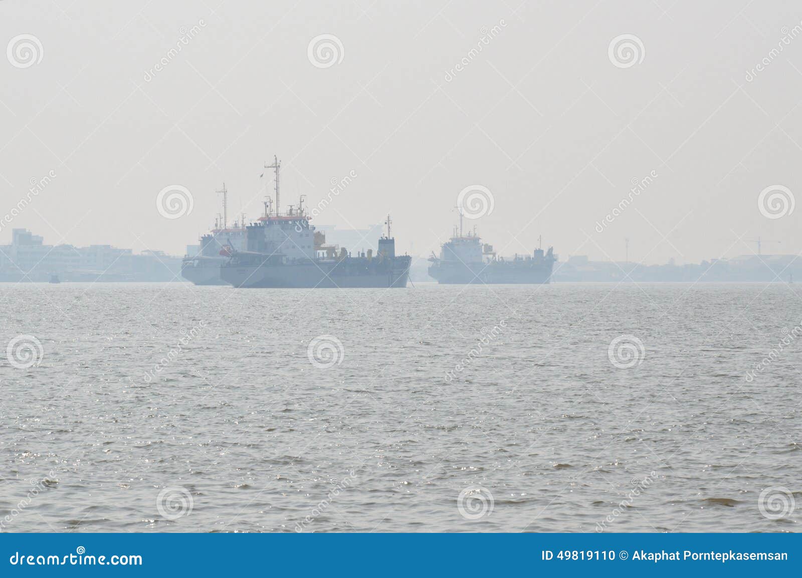 Cargo Ship Floating on the Sea Stock Photo - Image of liner, travel ...