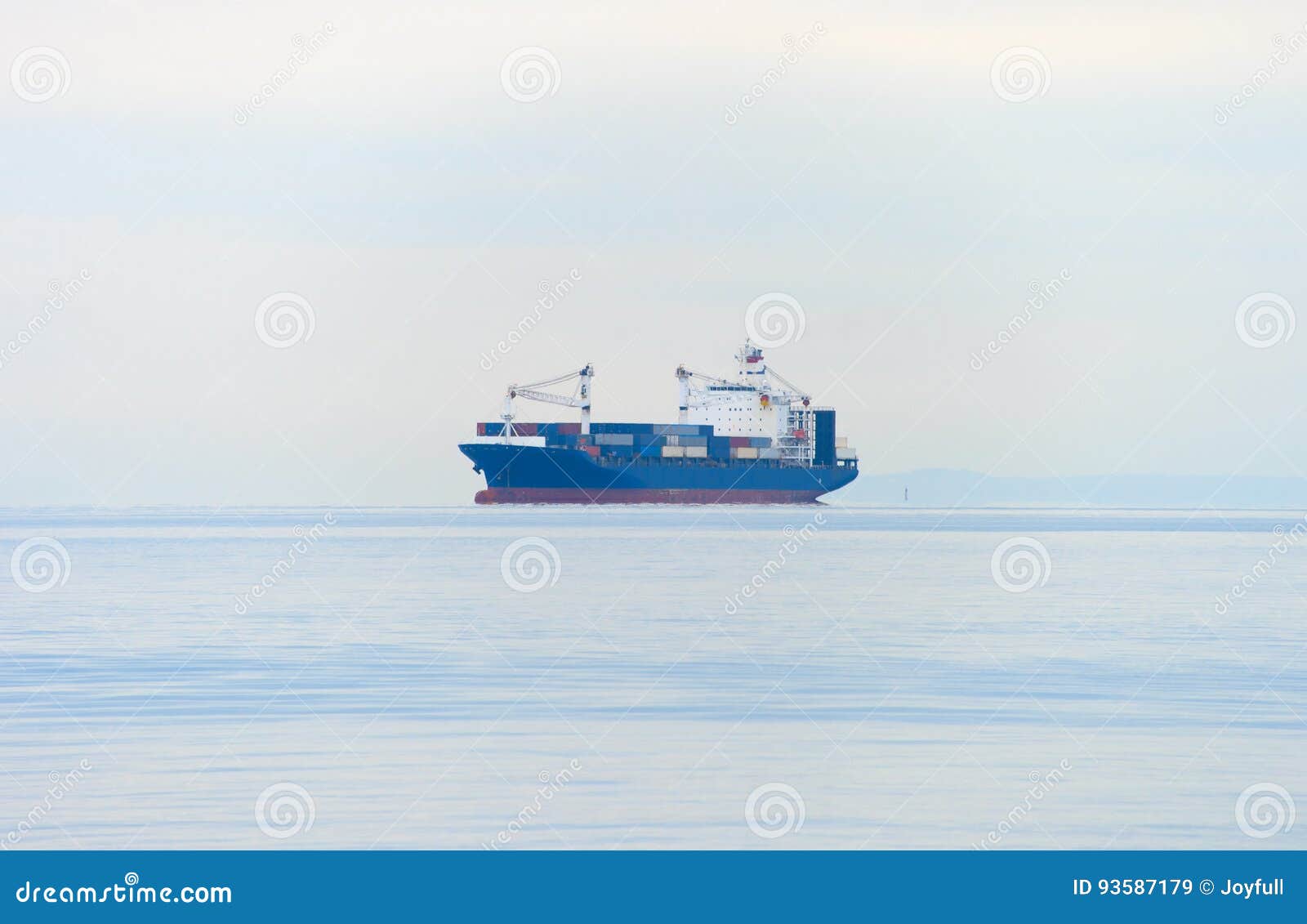 Cargo ship full of goods stock image. Image of greece - 93587179