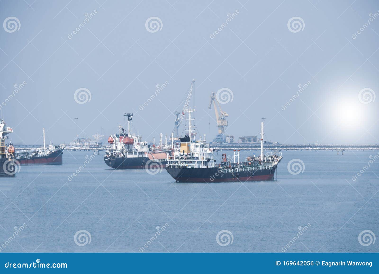 Cargo Ship for International Import and Export Stock Photo - Image of ...