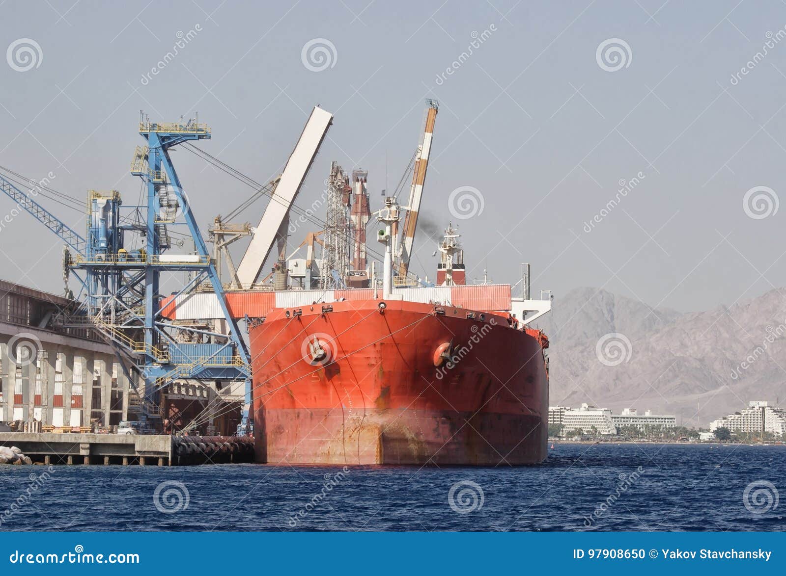 Cargo ship stock photo. Image of flight, safe, international - 97908650
